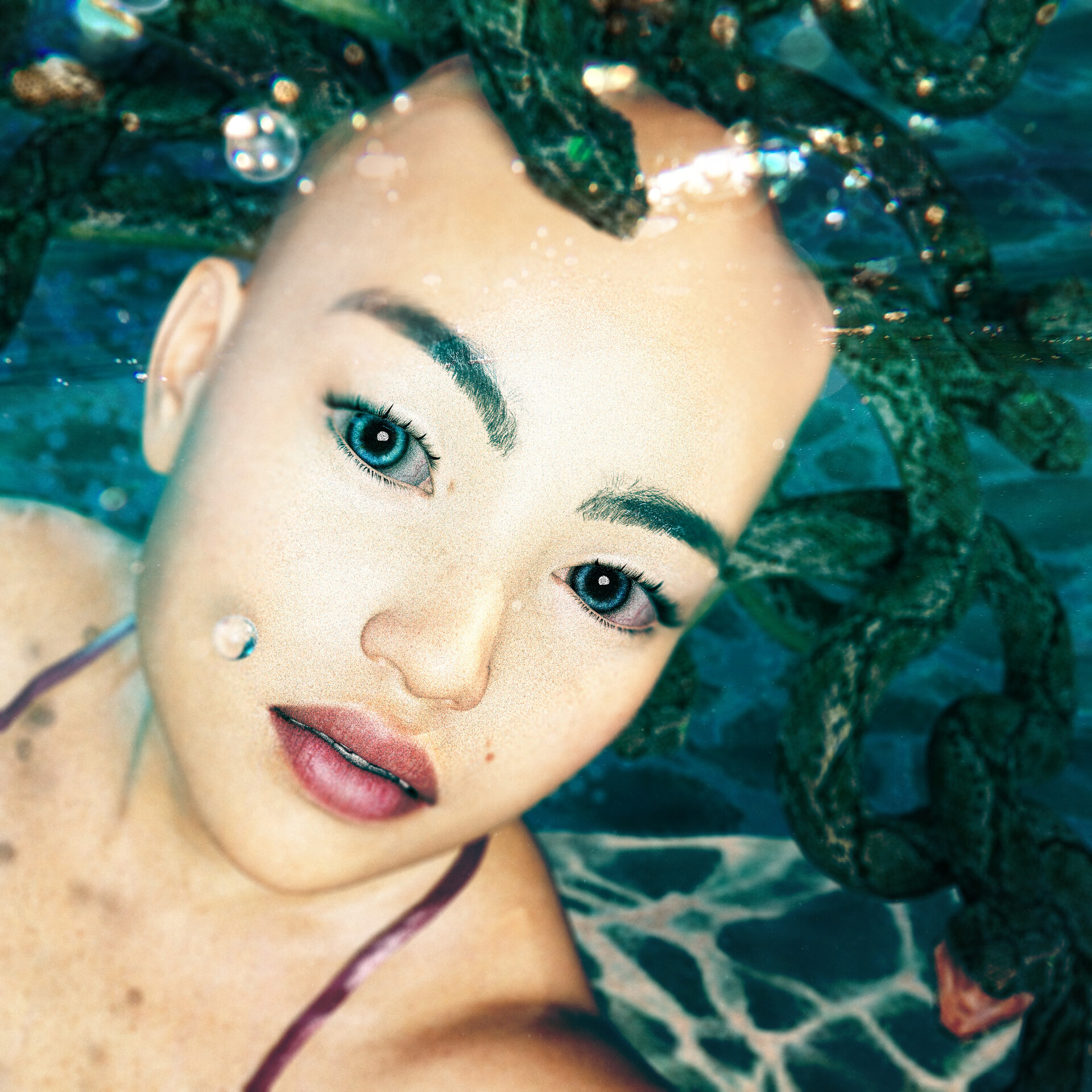 Artstation Gorgocutie Underwater Selfie