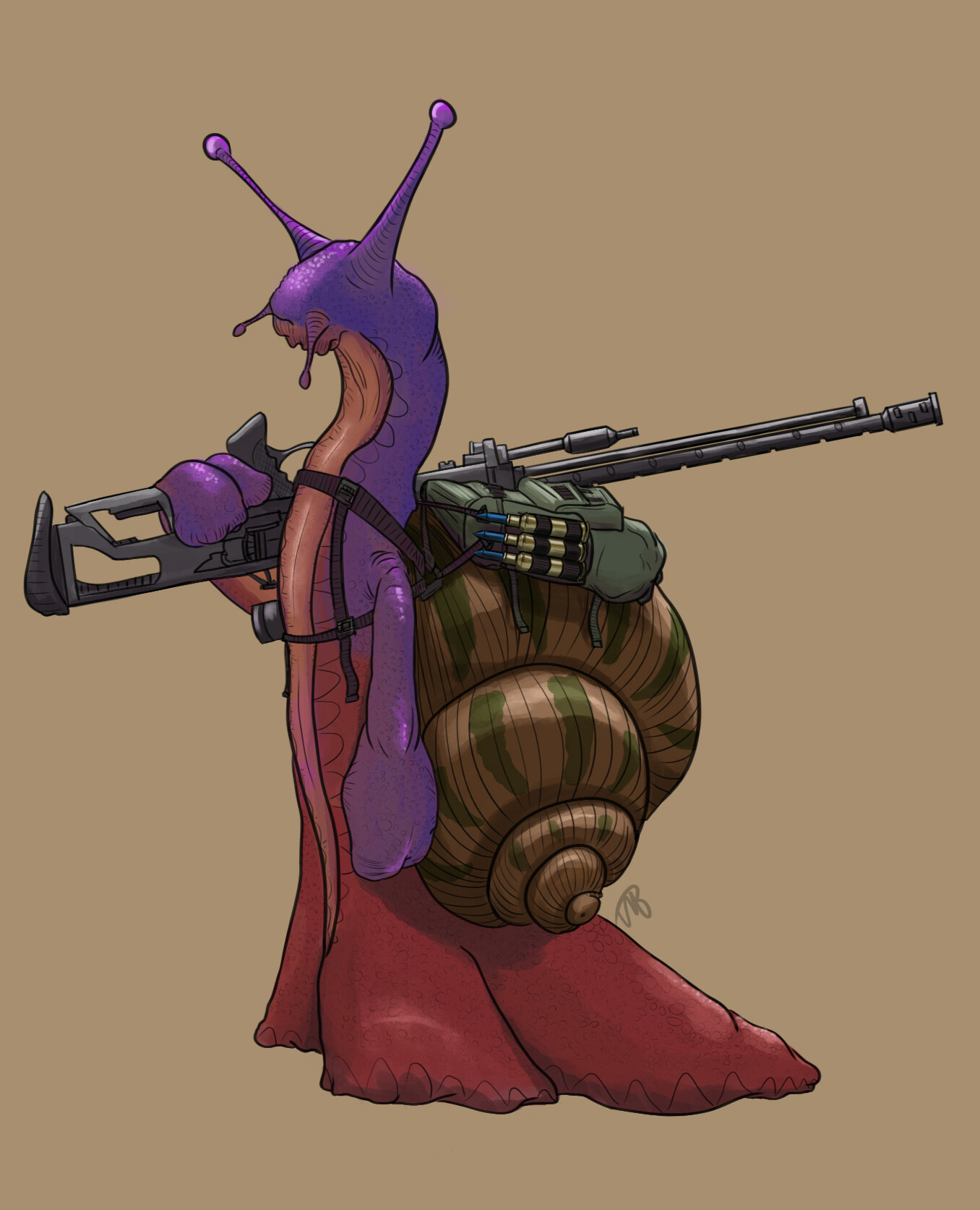 ArtStation - Abrams, snail sniper