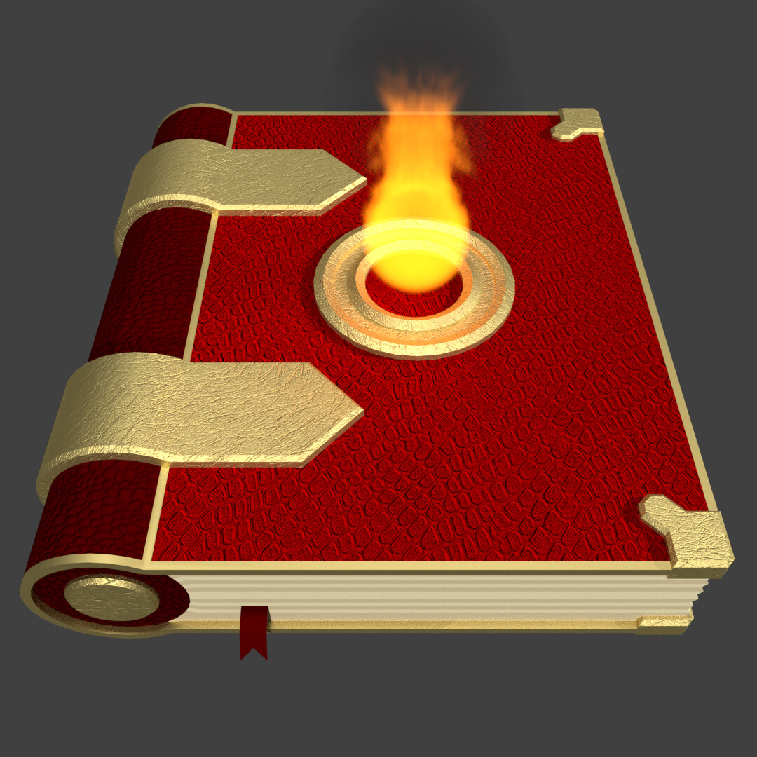 ArtStation - Stylised book