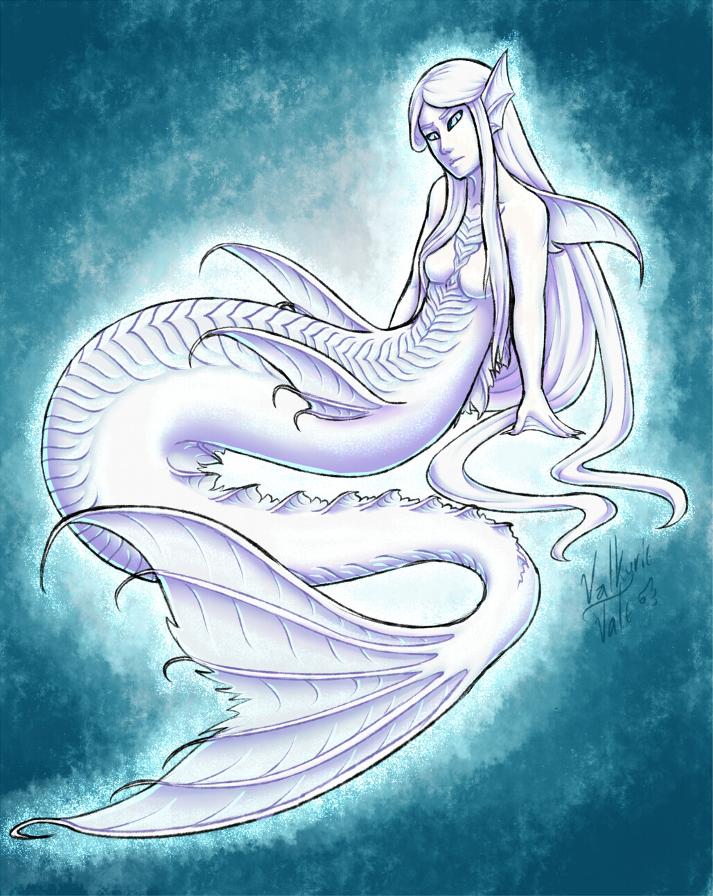 ArtStation - 2017 Inktober Mermaid