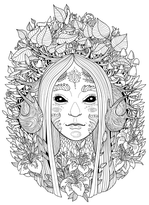 line art coloring book