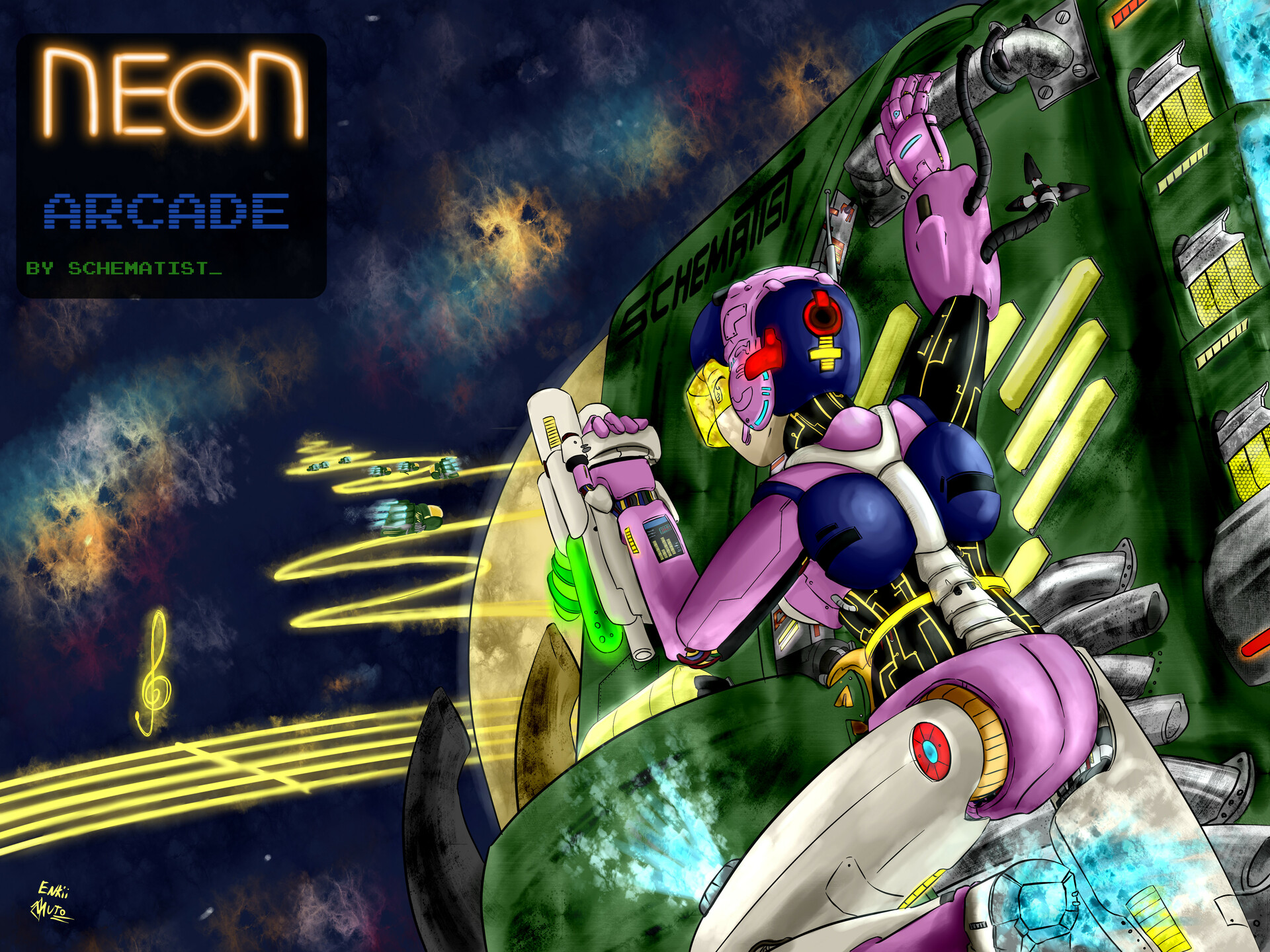 ArtStation - Neon Arcade