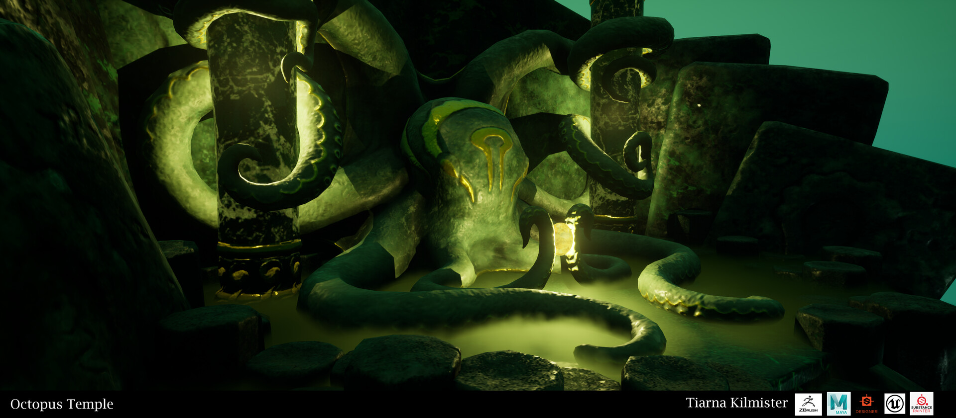 ArtStation - Octopus Temple