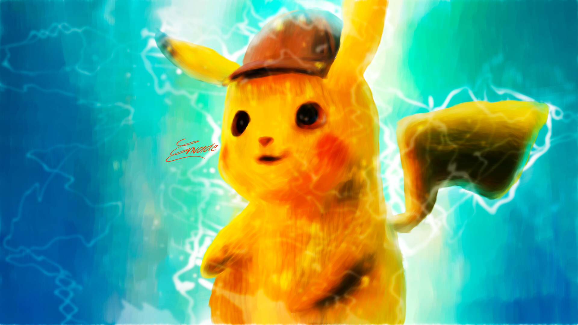 ArtStation - Detective Pikachu Fan Art