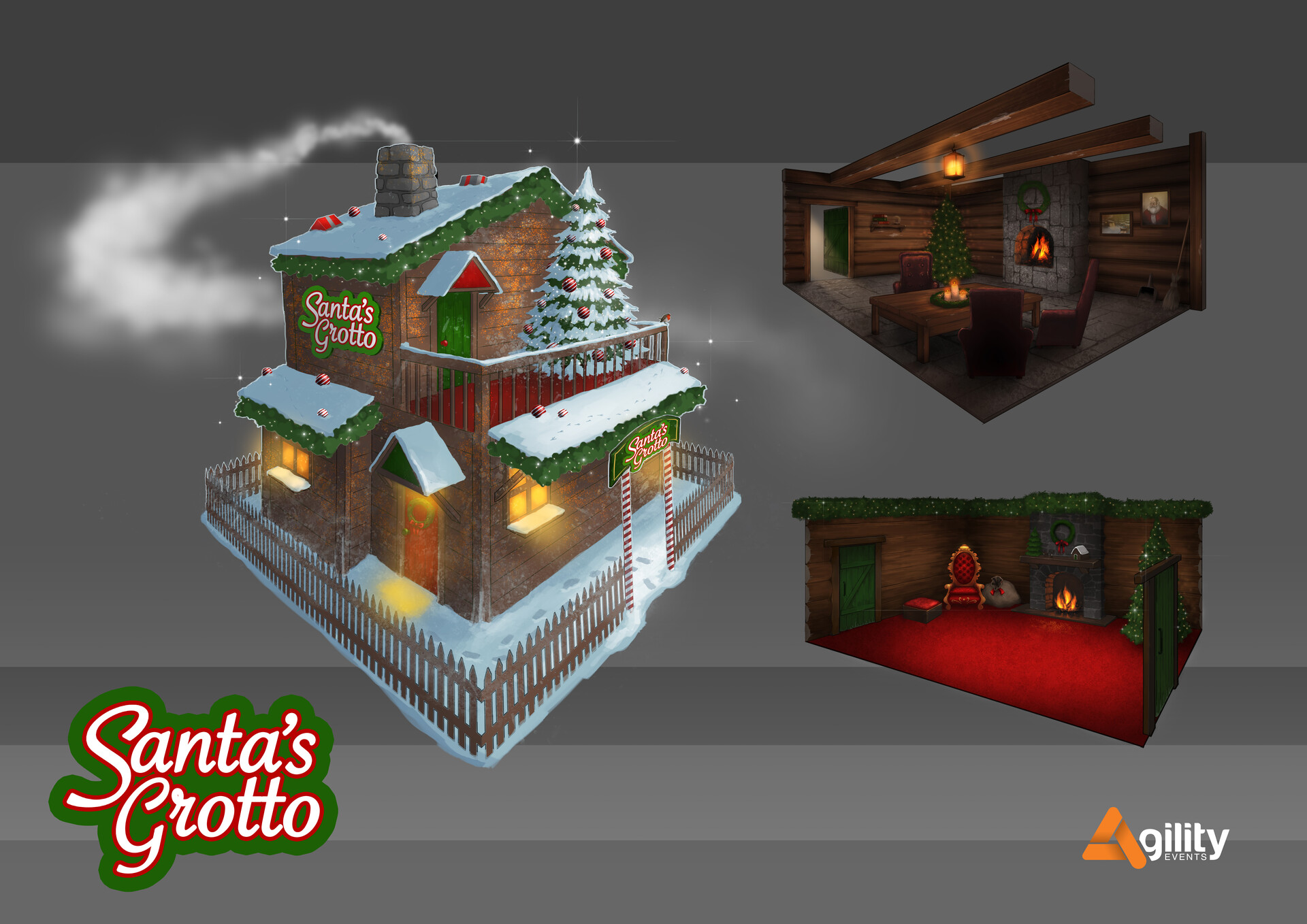 ArtStation - Santa's Grotto