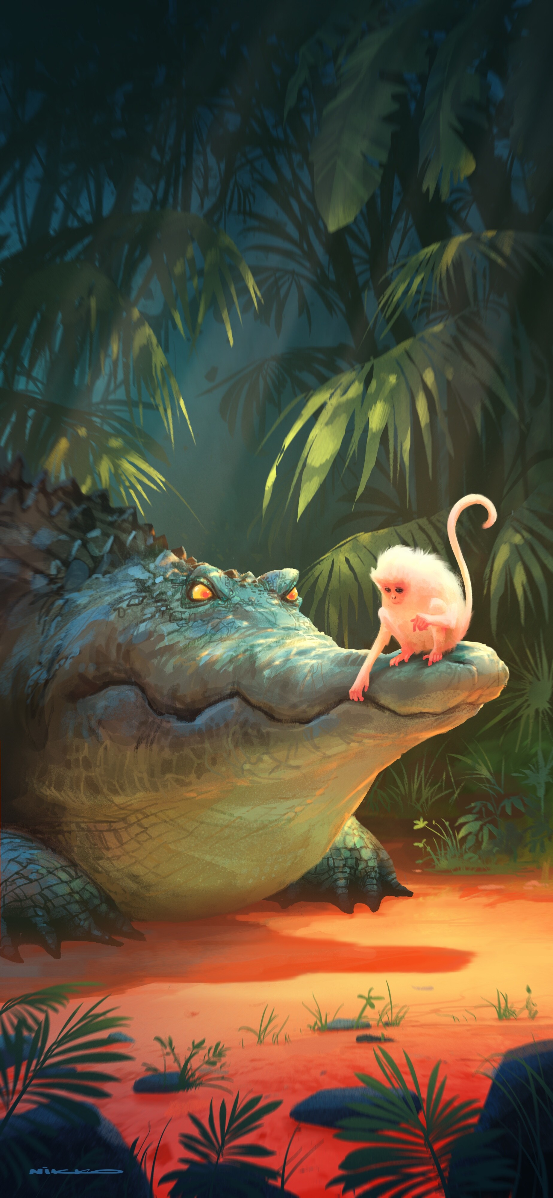ArtStation - Monkey n Croc