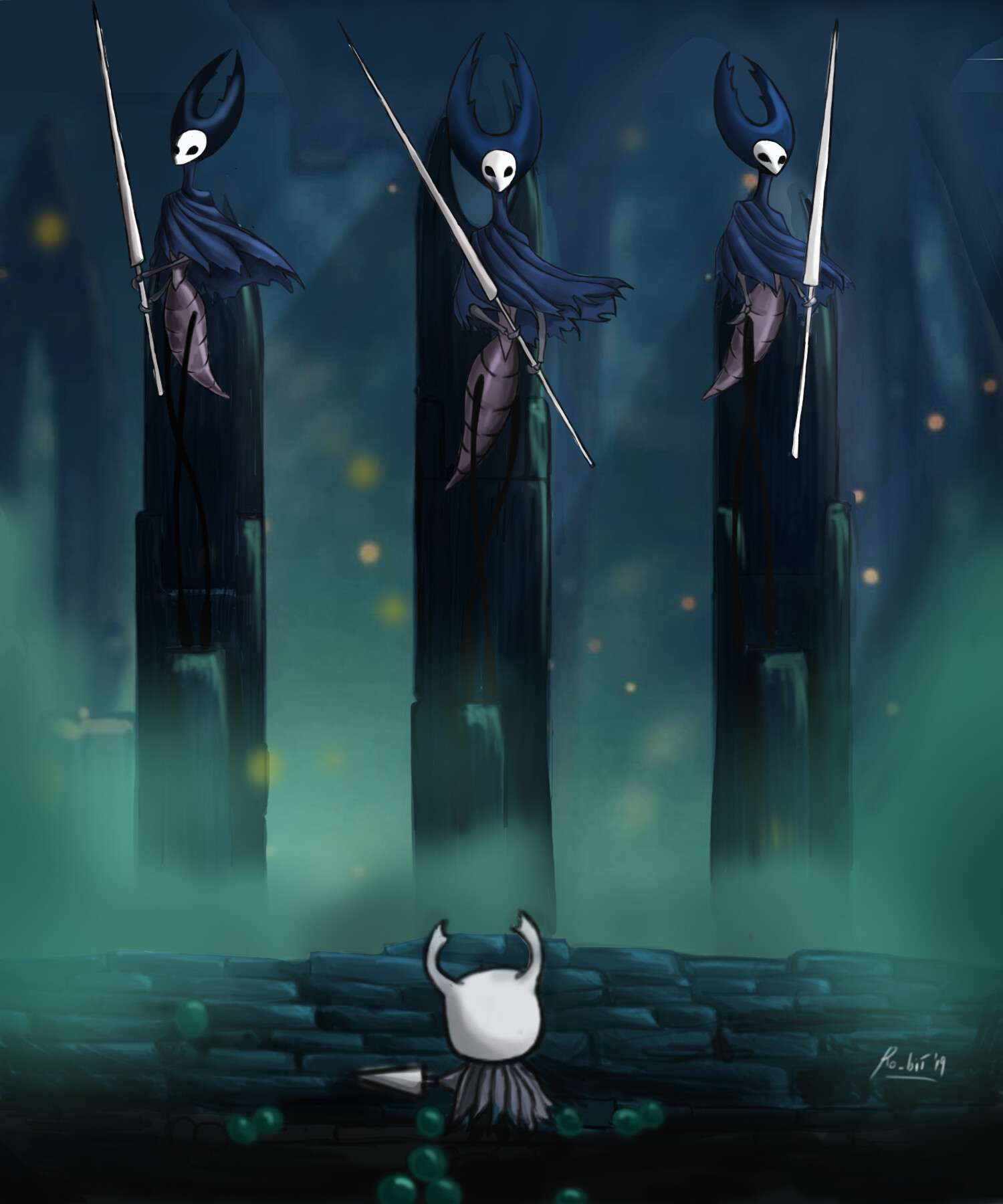 Artstation Mantis Lord From Hollow Knight