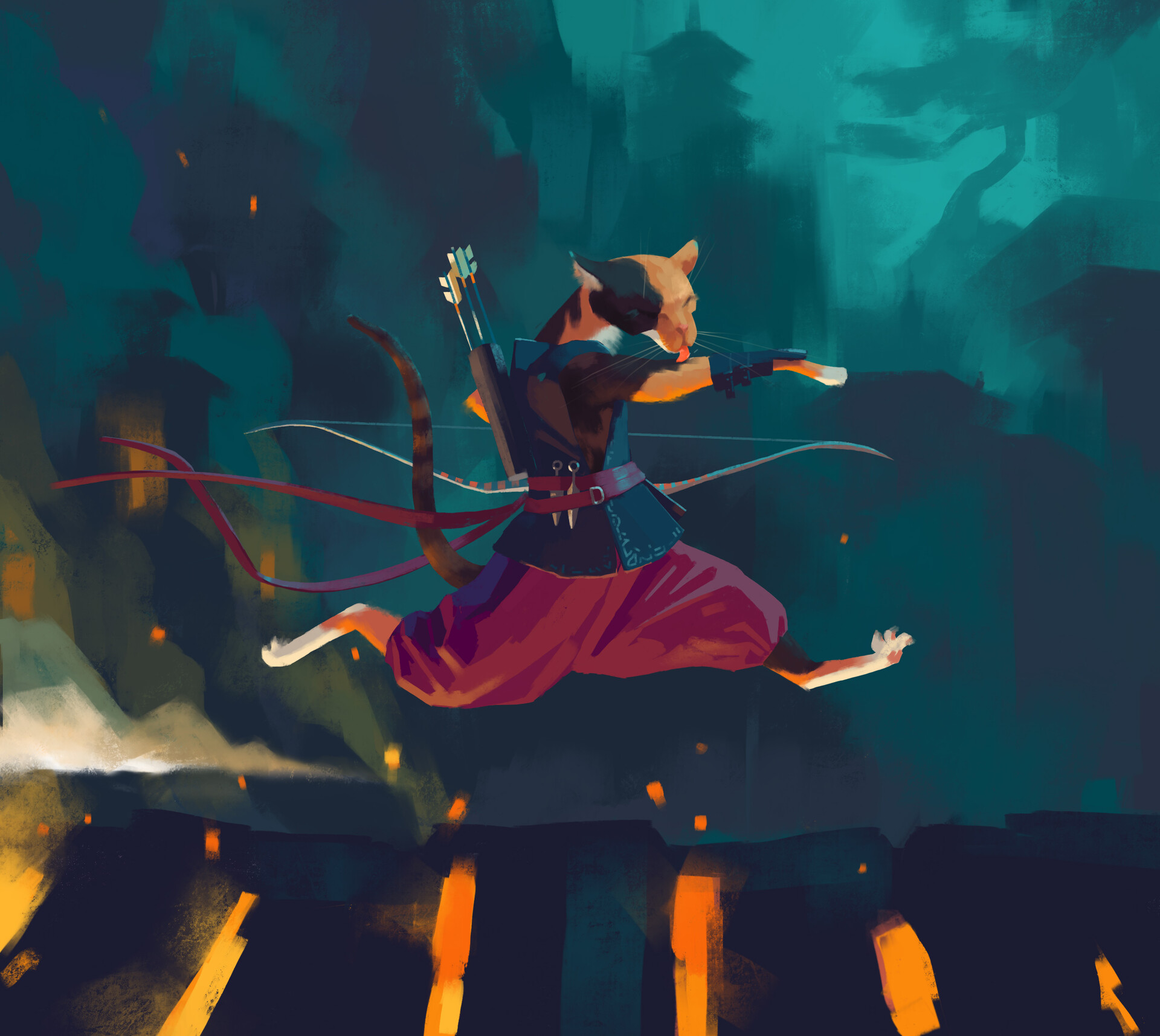 ArtStation - Ninja Cat
