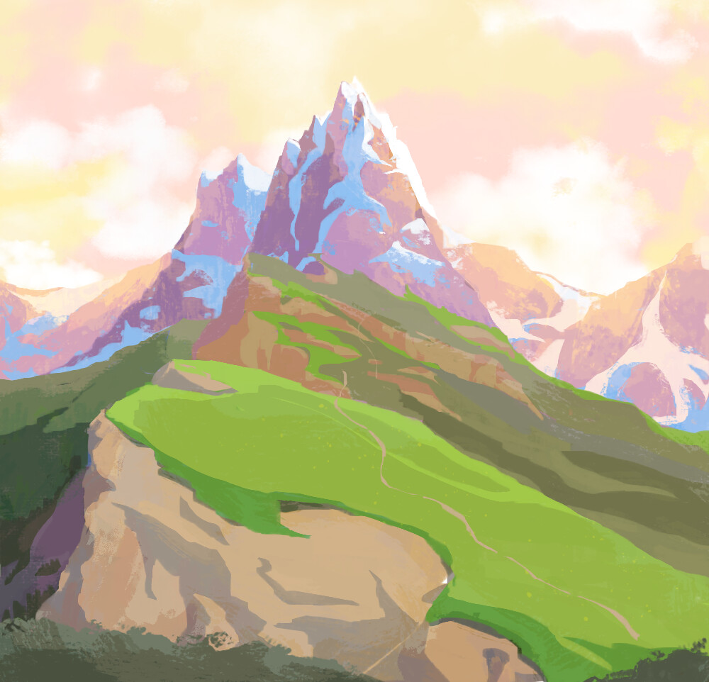 ArtStation - Concept Mountains