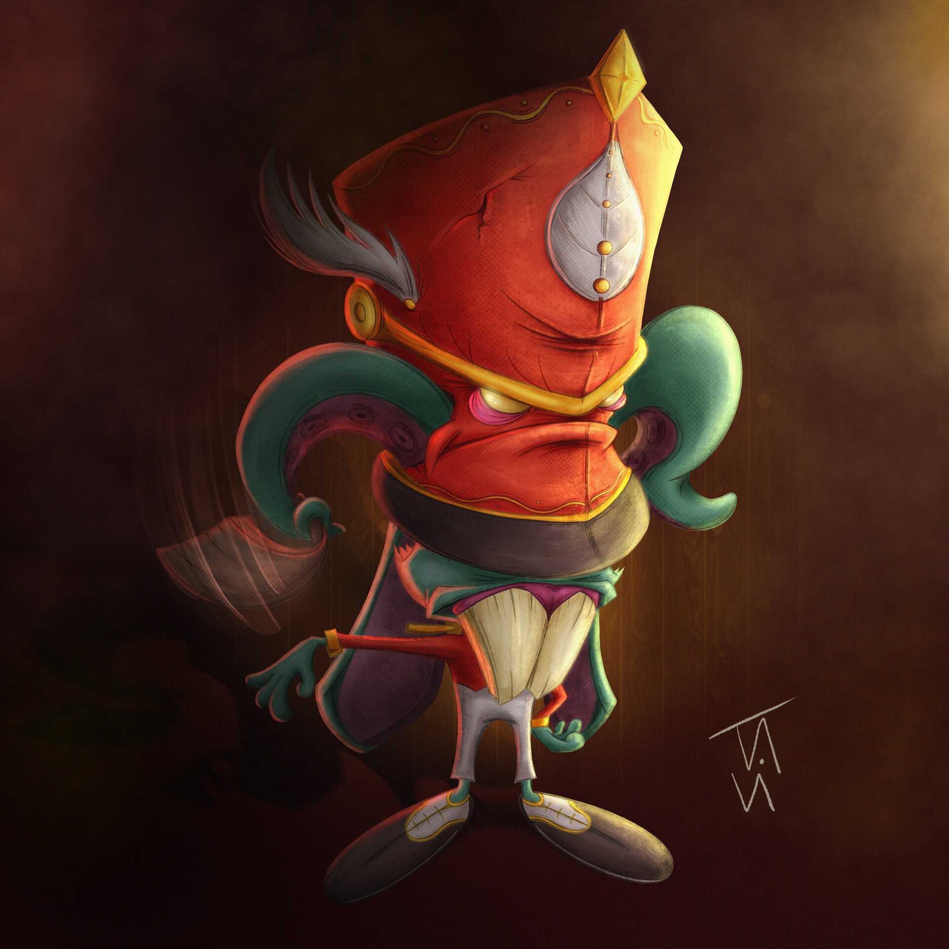 ArtStation - Evil circus monster