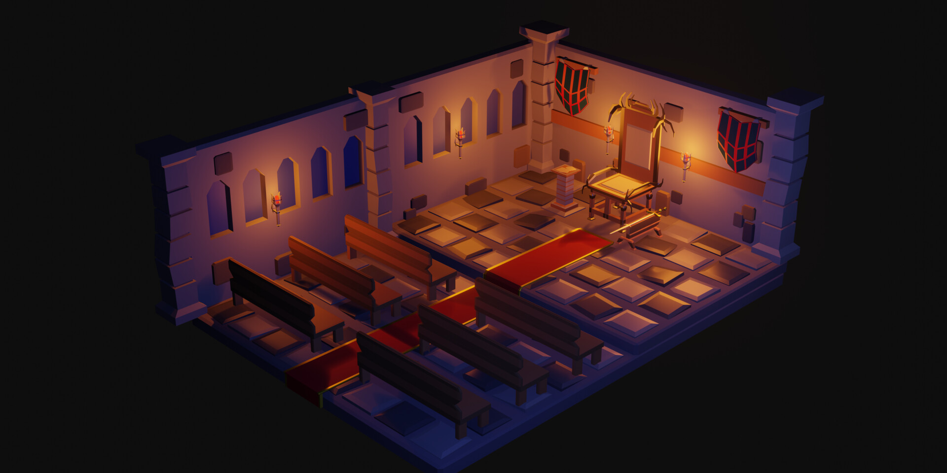 ArtStation - inside the castle