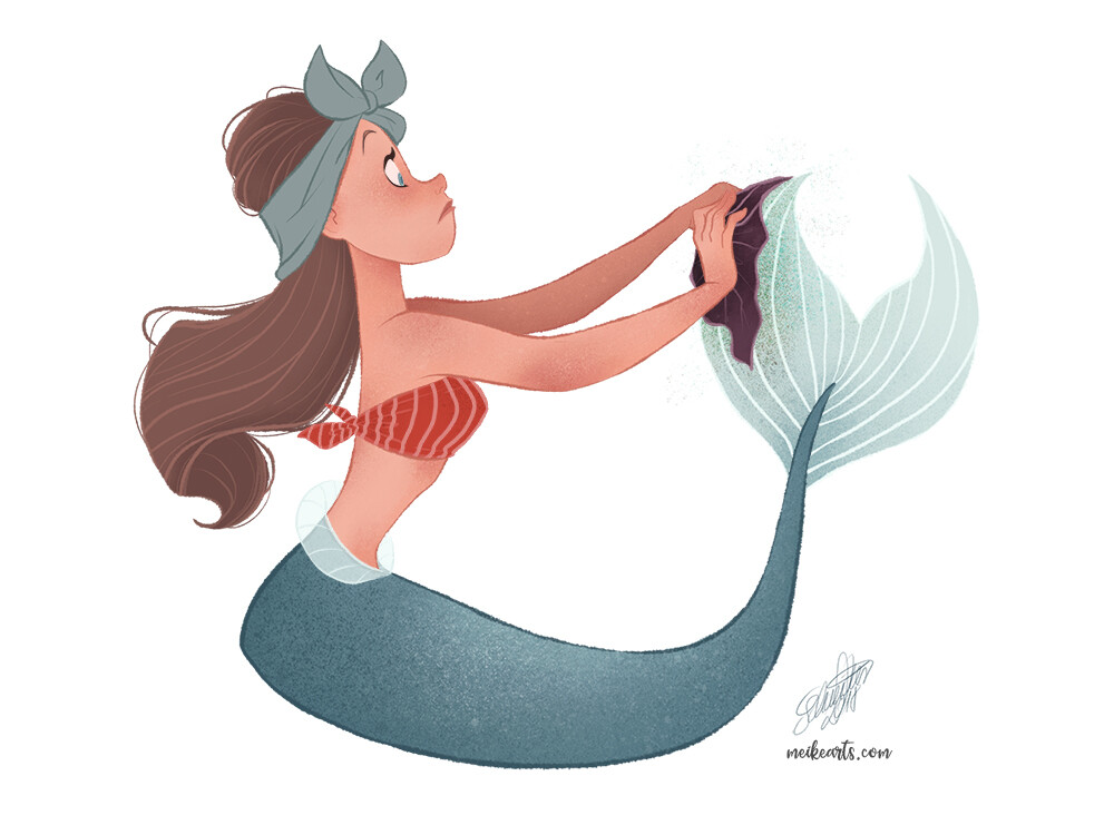 Meike Schneider - MERMAY 2018 Collection of 31 Mermaids in May