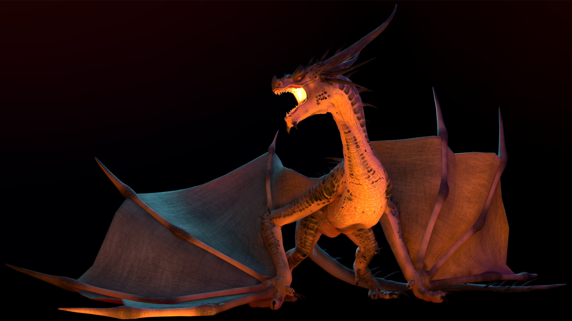 ArtStation - Dragon Lighting Practice