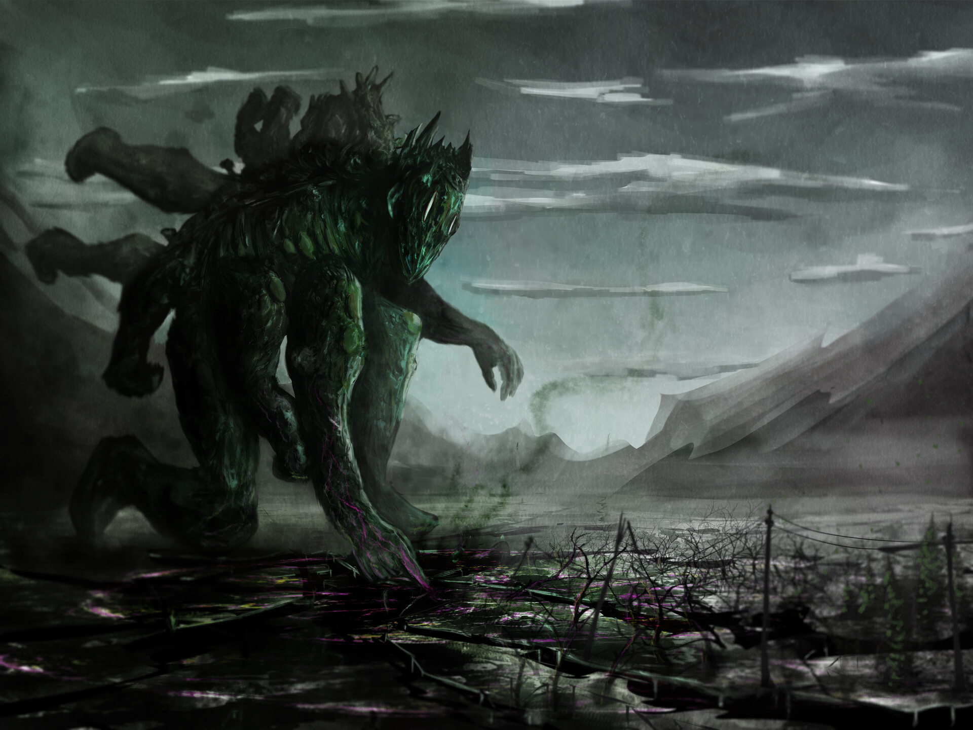 ArtStation - god of cancer