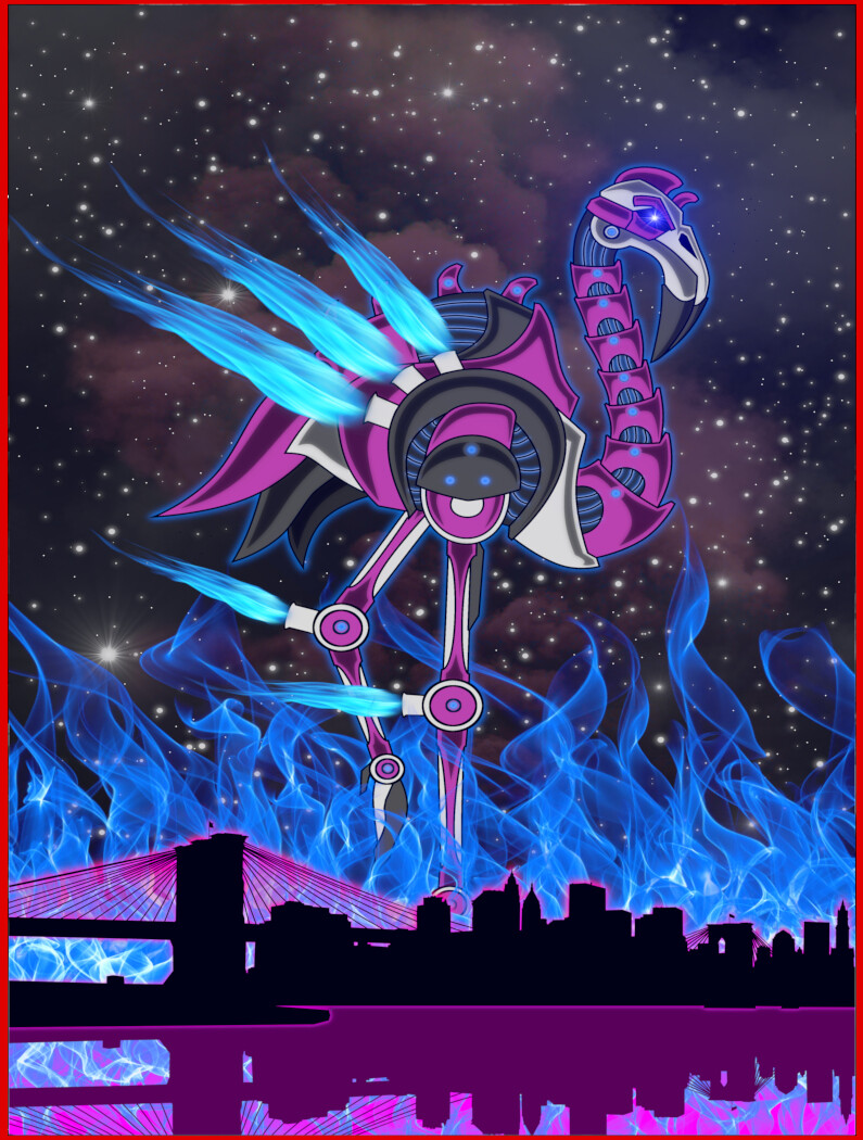 ArtStation - Doom Flamingo Show Posters