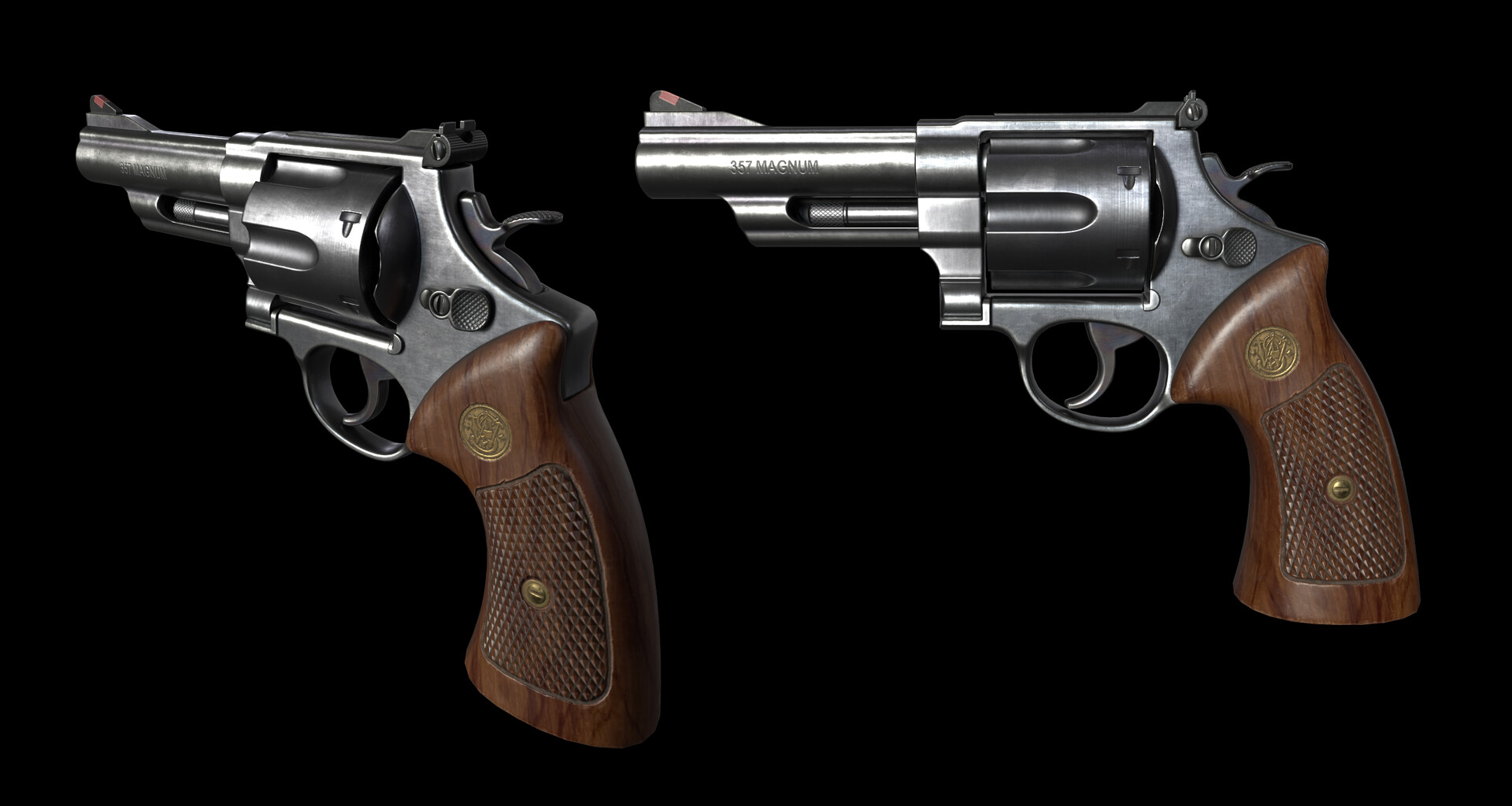 ArtStation - Smith and Wesson revolver