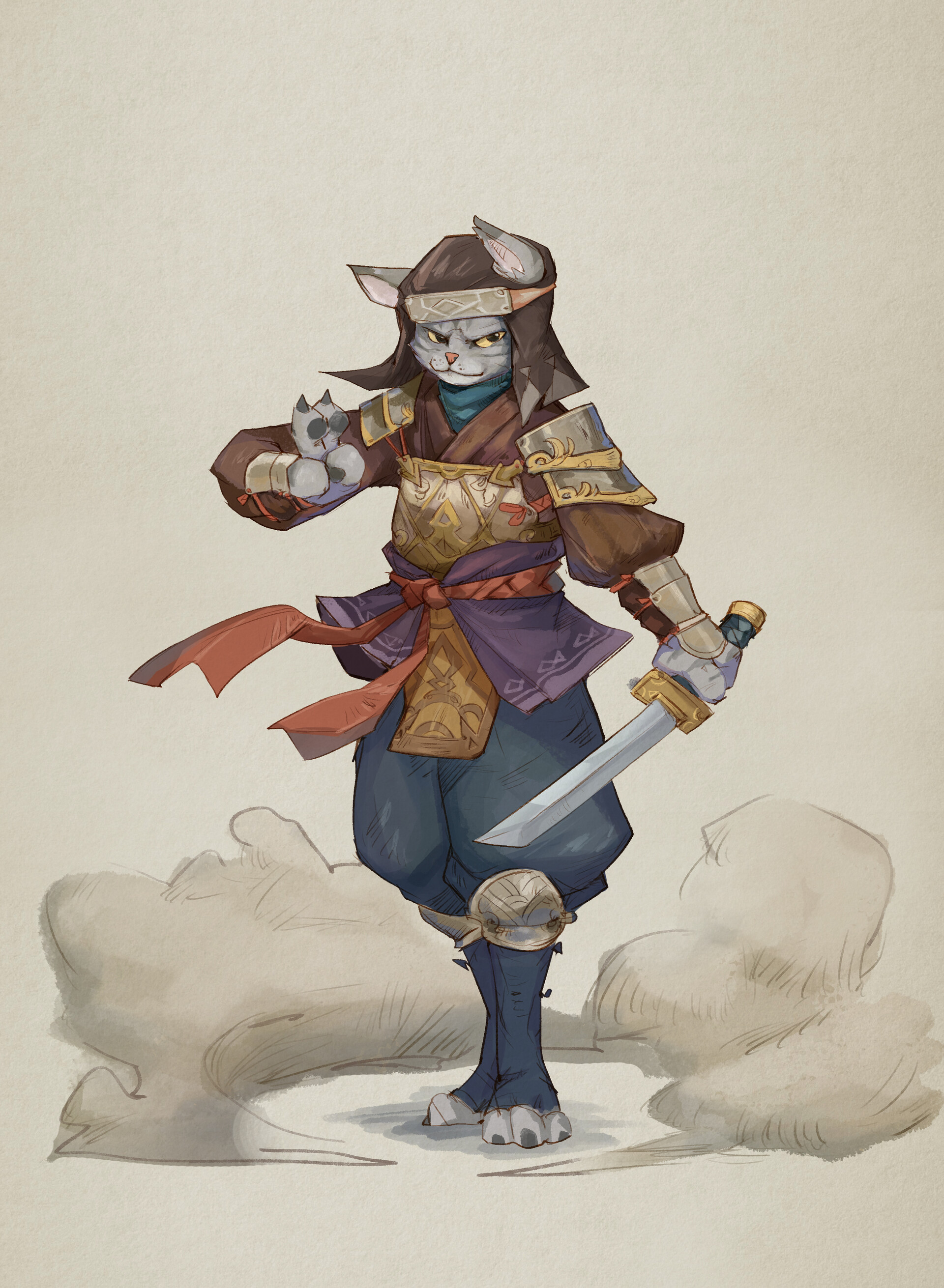 ArtStation - Ninja Cat
