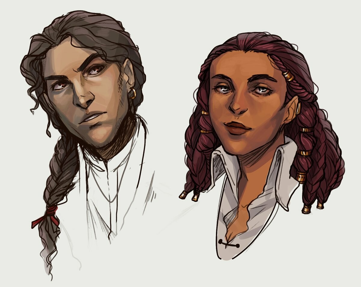 Rachel Denton - Witcher TTRPG Character Designs