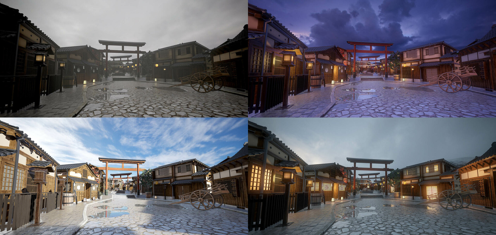 ArtStation - Kyoto - lighting test (realtime)
