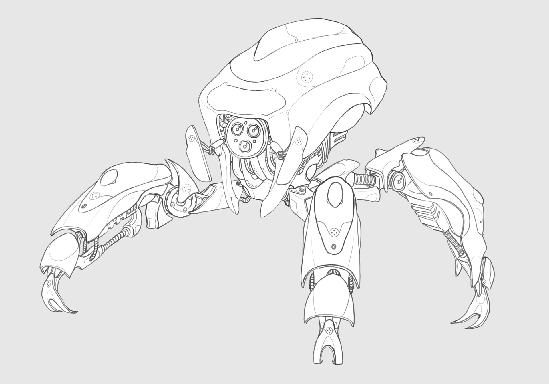 ArtStation - Alien Mech Designs