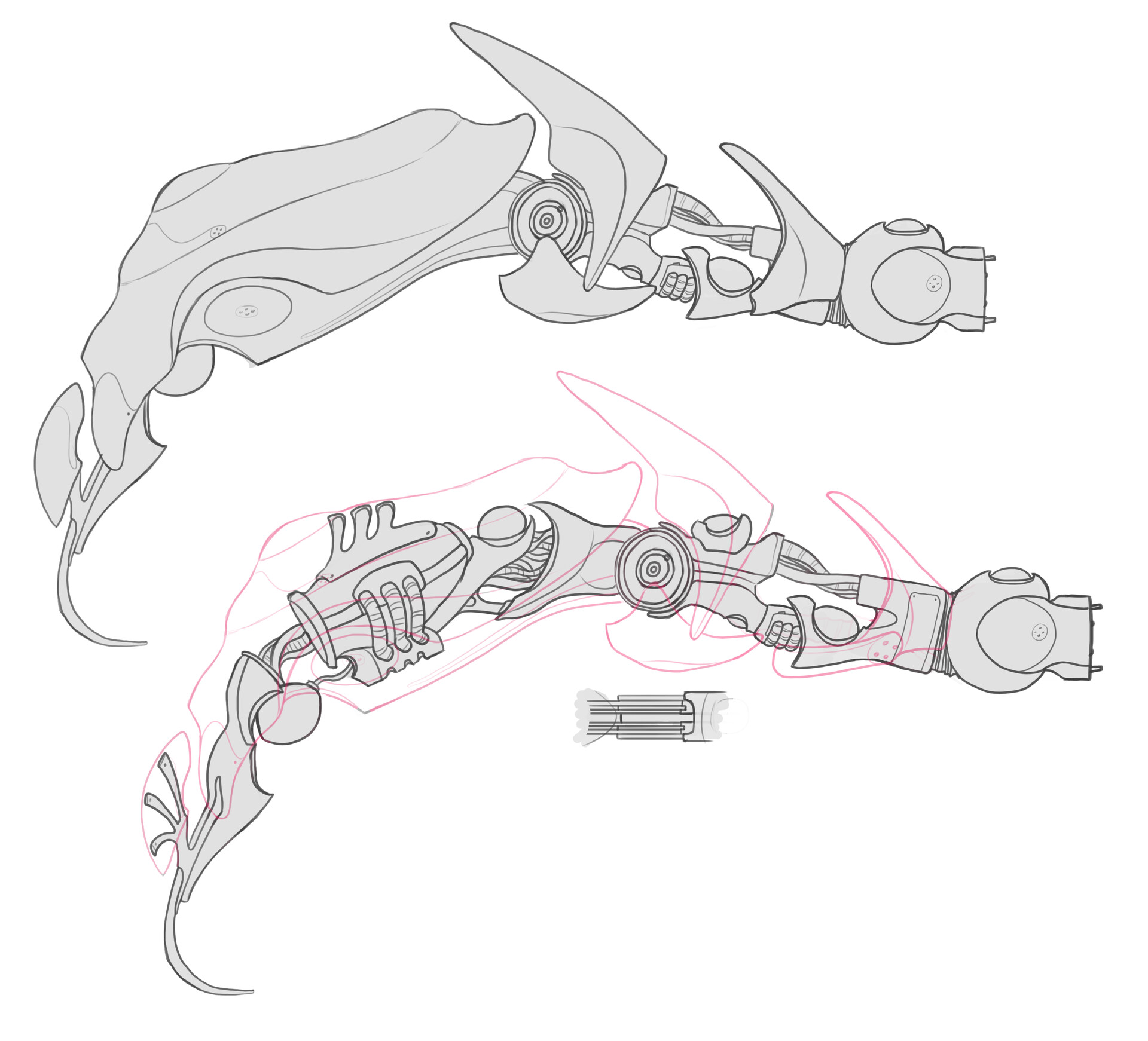 ArtStation - Alien Mech Internal Designs