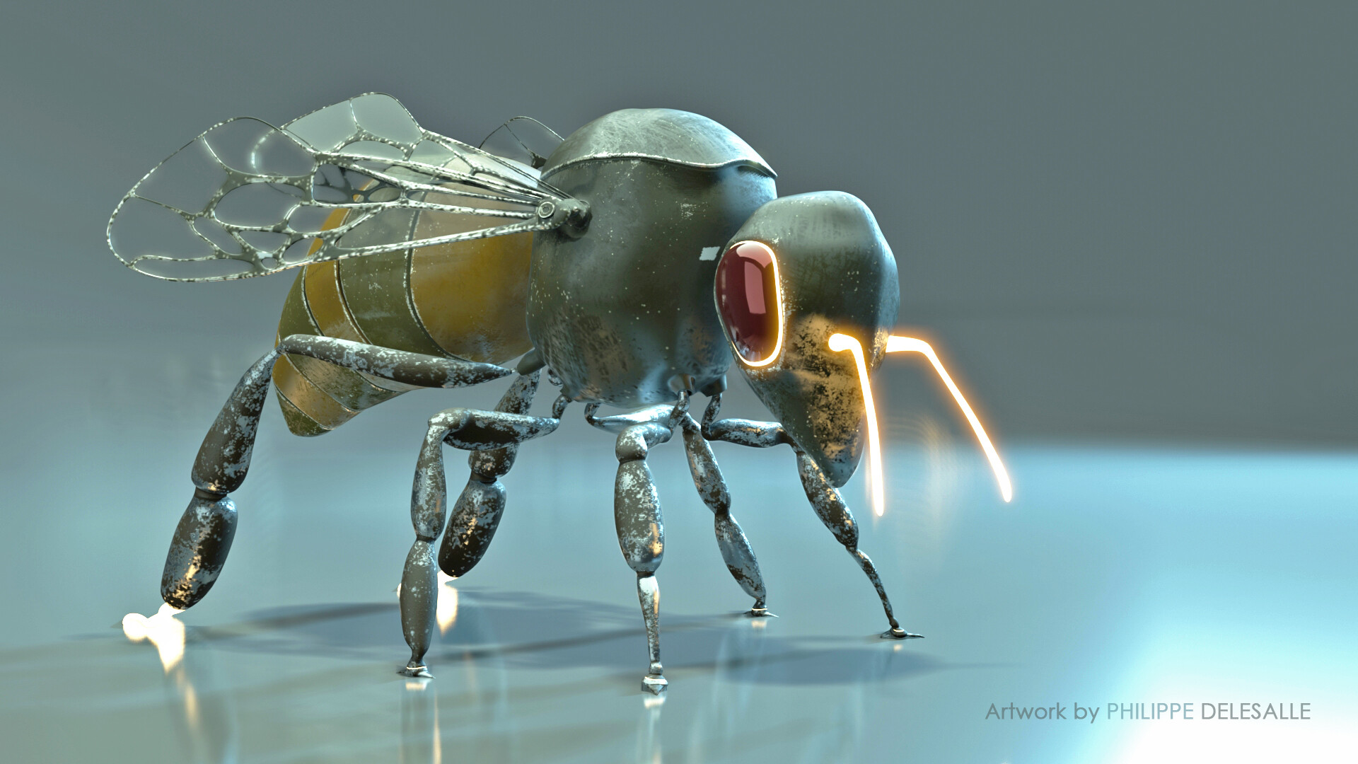 ArtStation - Mechanical bee