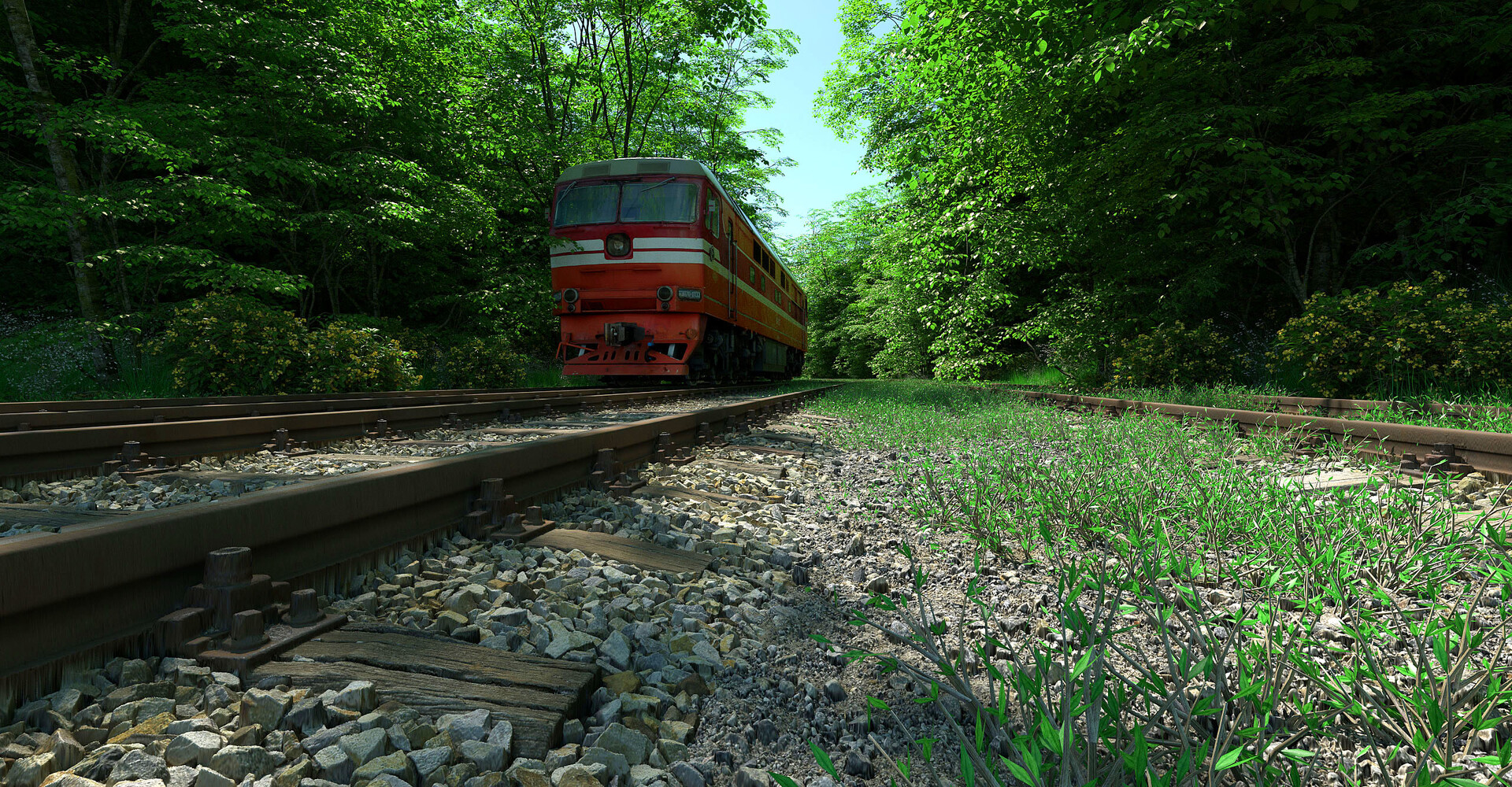 ArtStation - RAILWAY TRACK