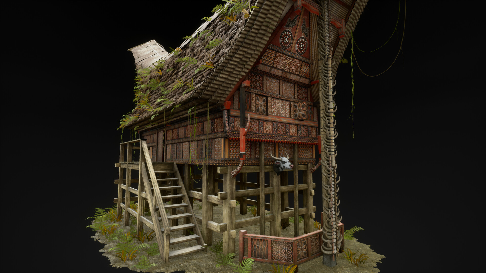 ArtStation - Indonesian Tongkonan