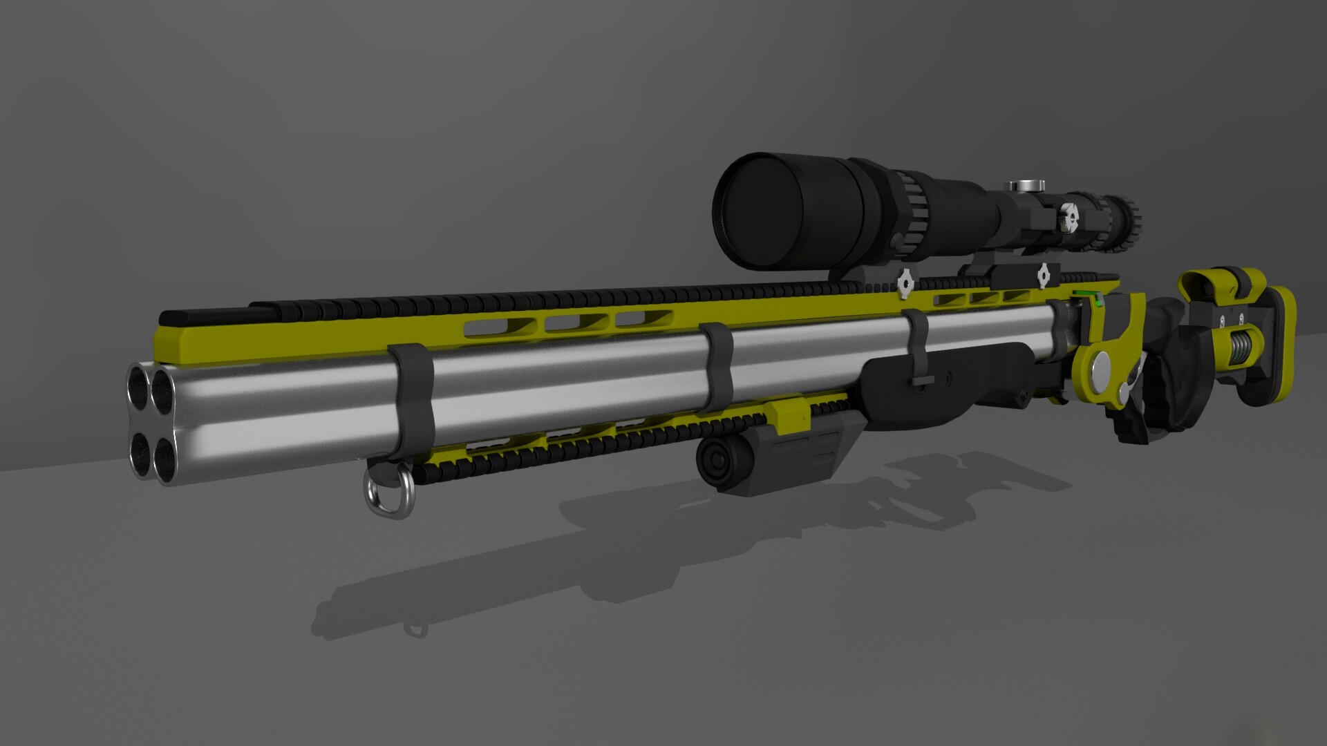 ArtStation - 3d model of Hunter Squad Barrel.
