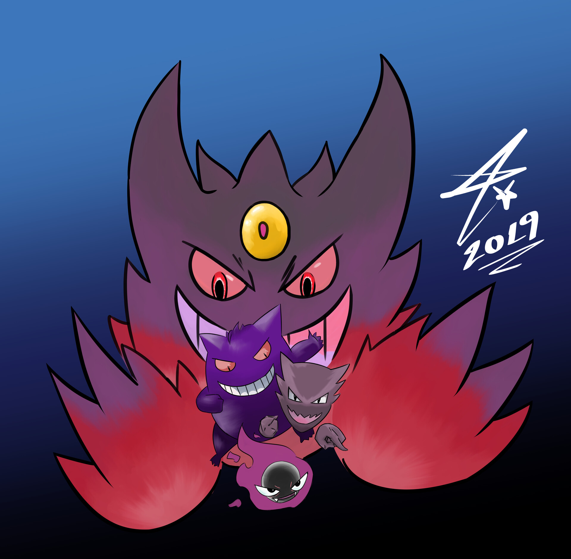 ArtStation - Gastly Evolution