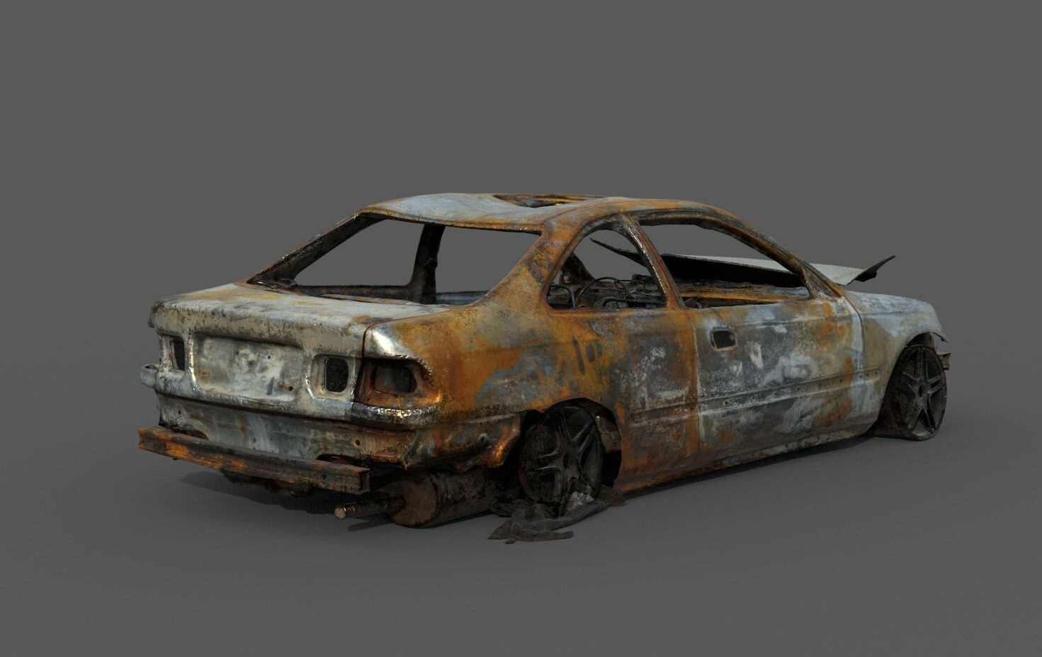 Frank Presedo - Burnt Car