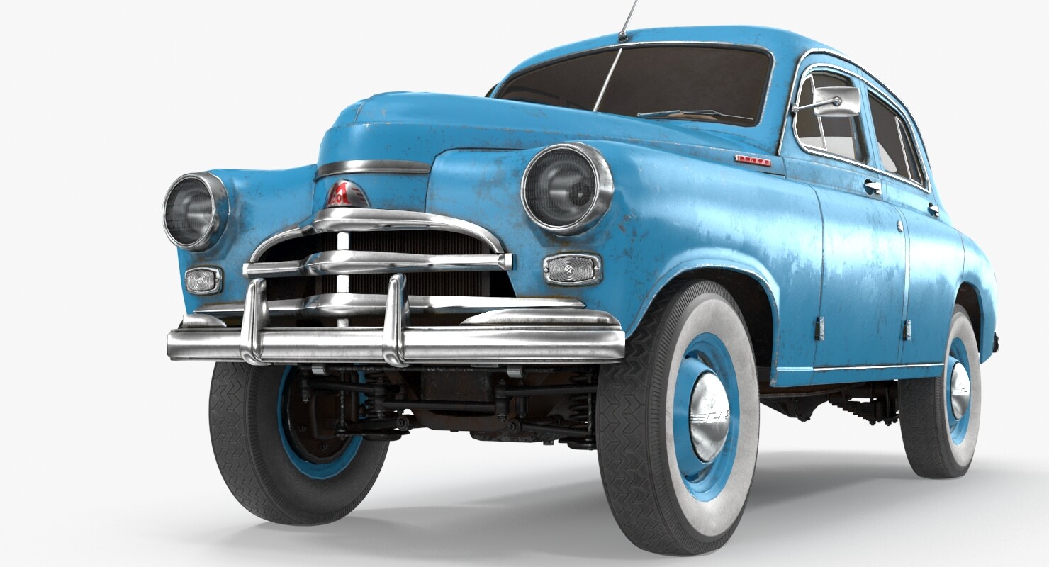 ArtStation - Gaz M20 Pobeda