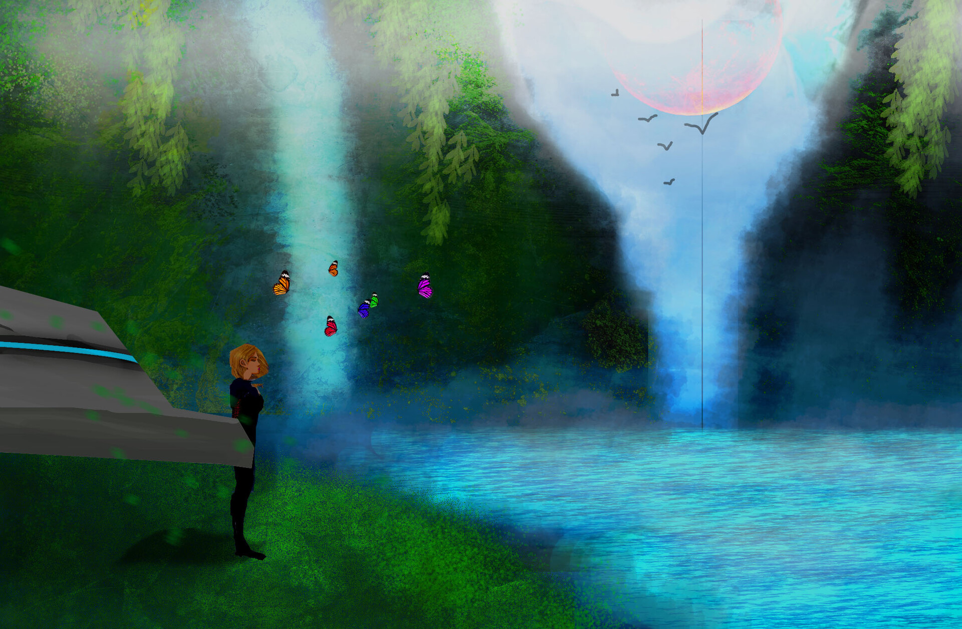 ArtStation - Lily Waterfall