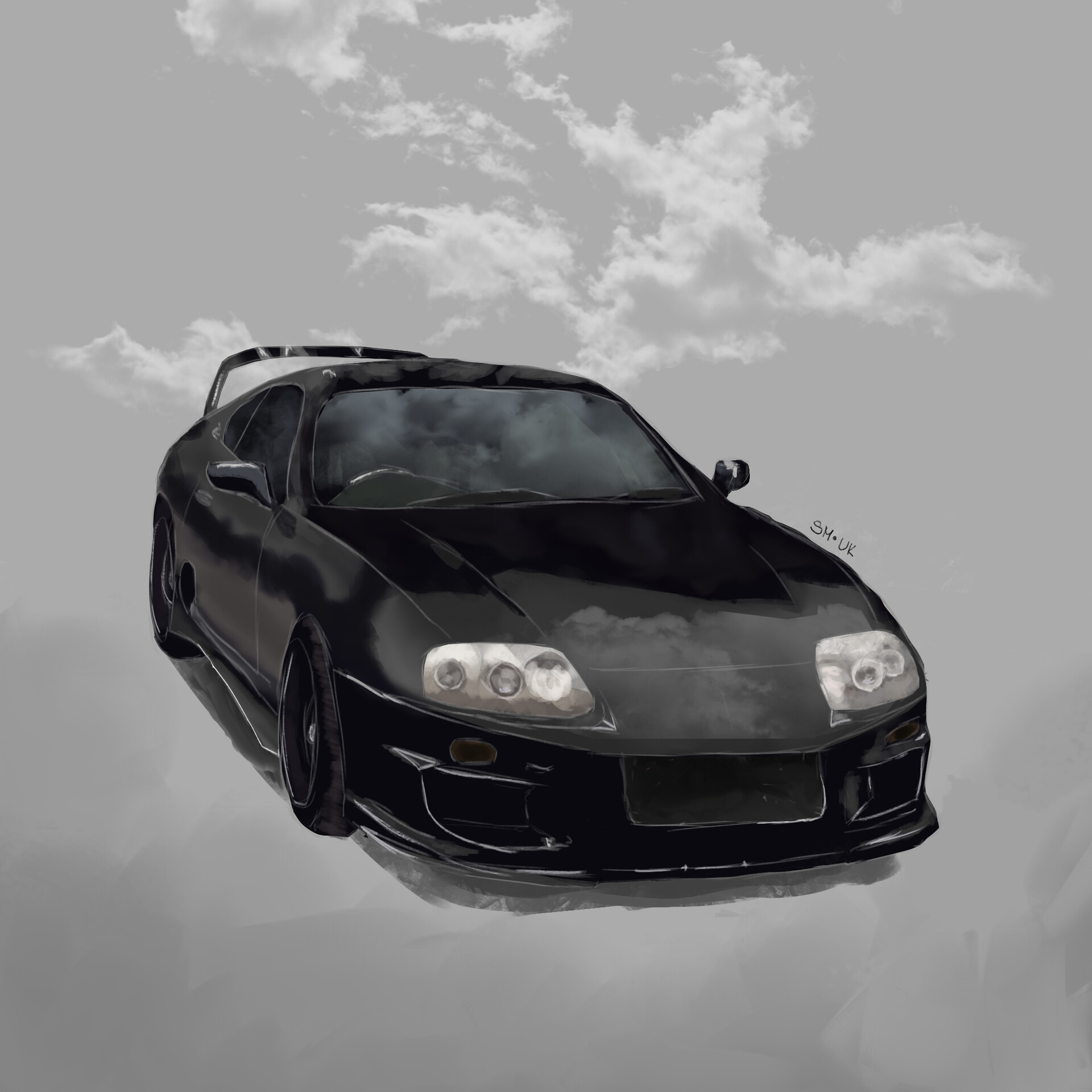 ArtStation - Toyota Supra