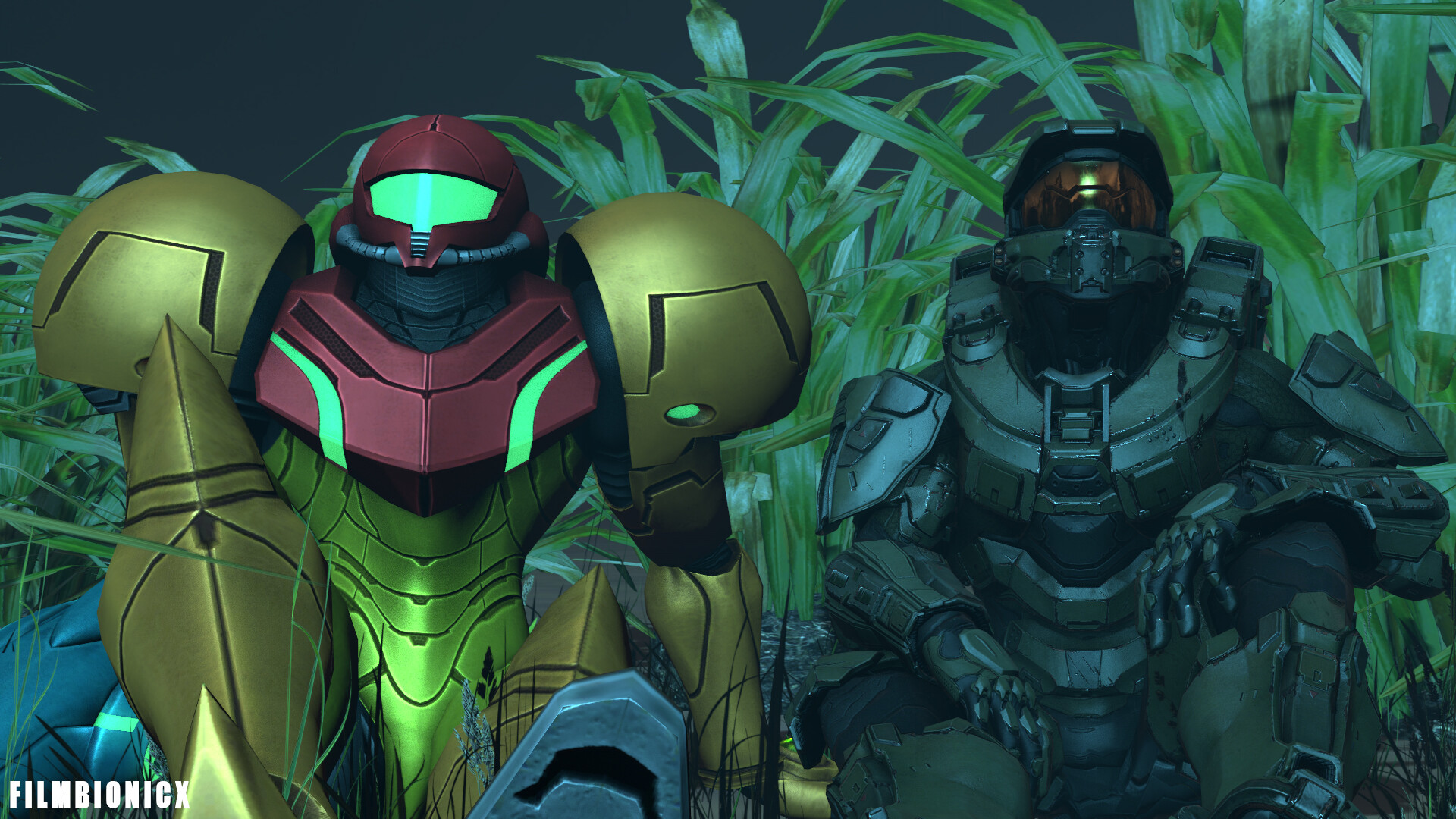 ArtStation - John and Samus