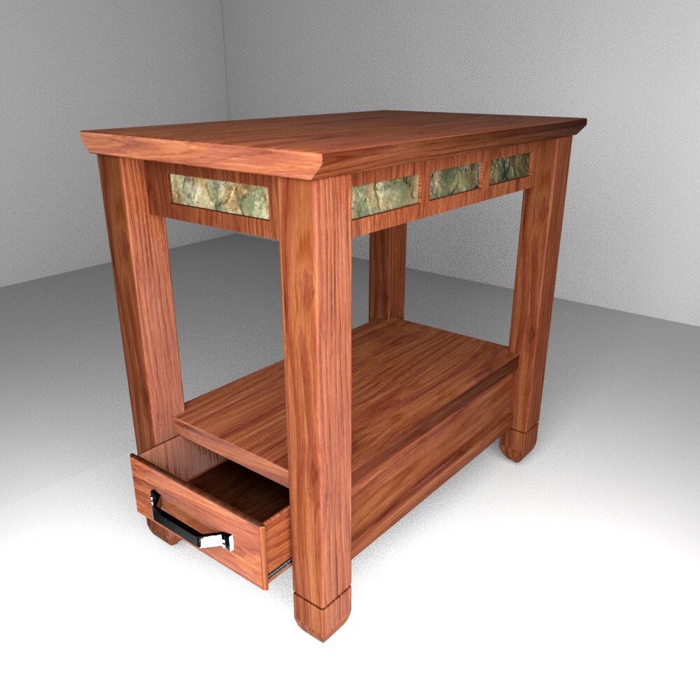 ArtStation - Side Table Rendered in Arnold & V-Ray