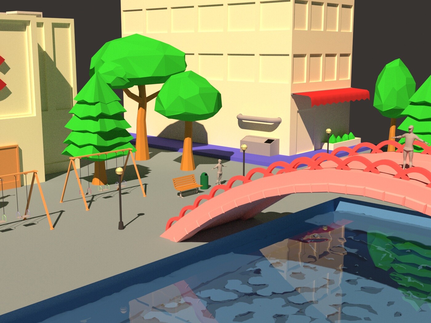 ArtStation - Low-Poly Park