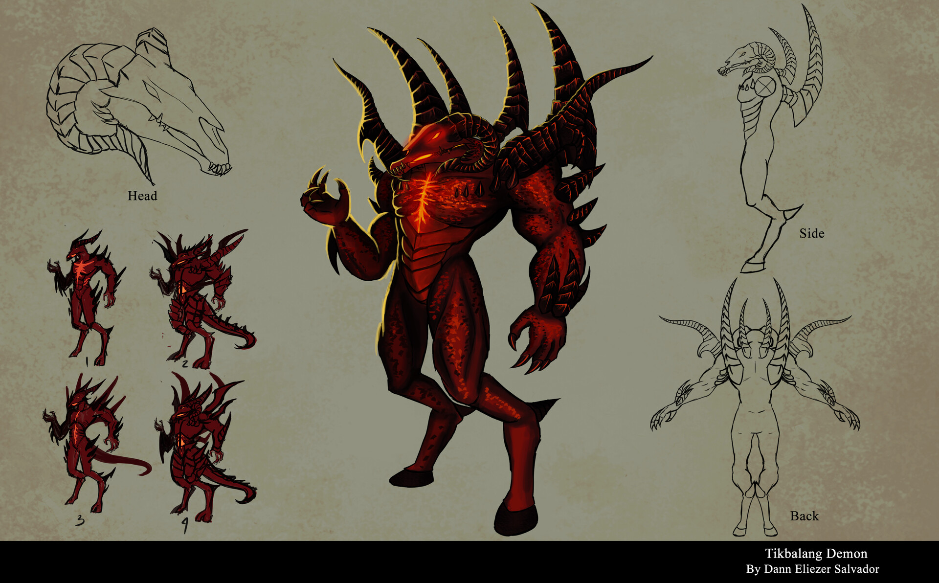 ArtStation - Tikbalang Concept Art