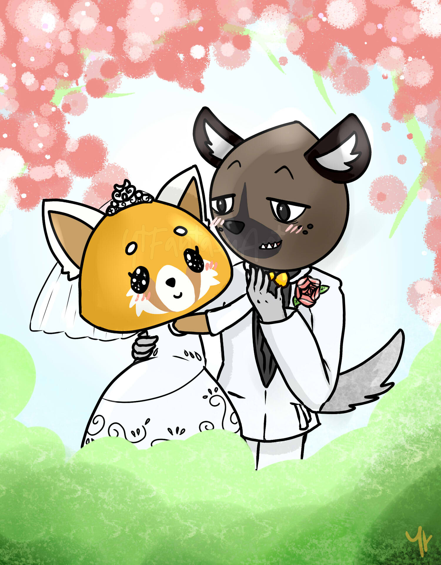 ArtStation - At last - Haida x Retsuko