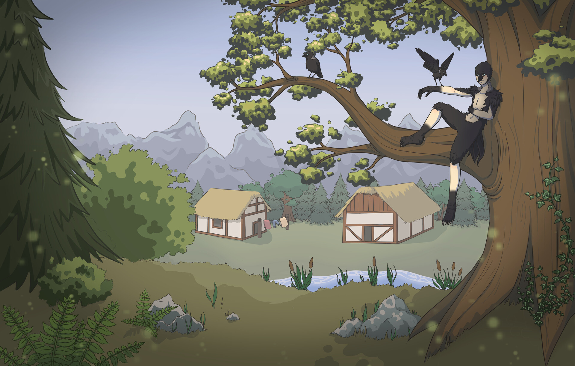 ArtStation - Human-Jackdaw Hybrid