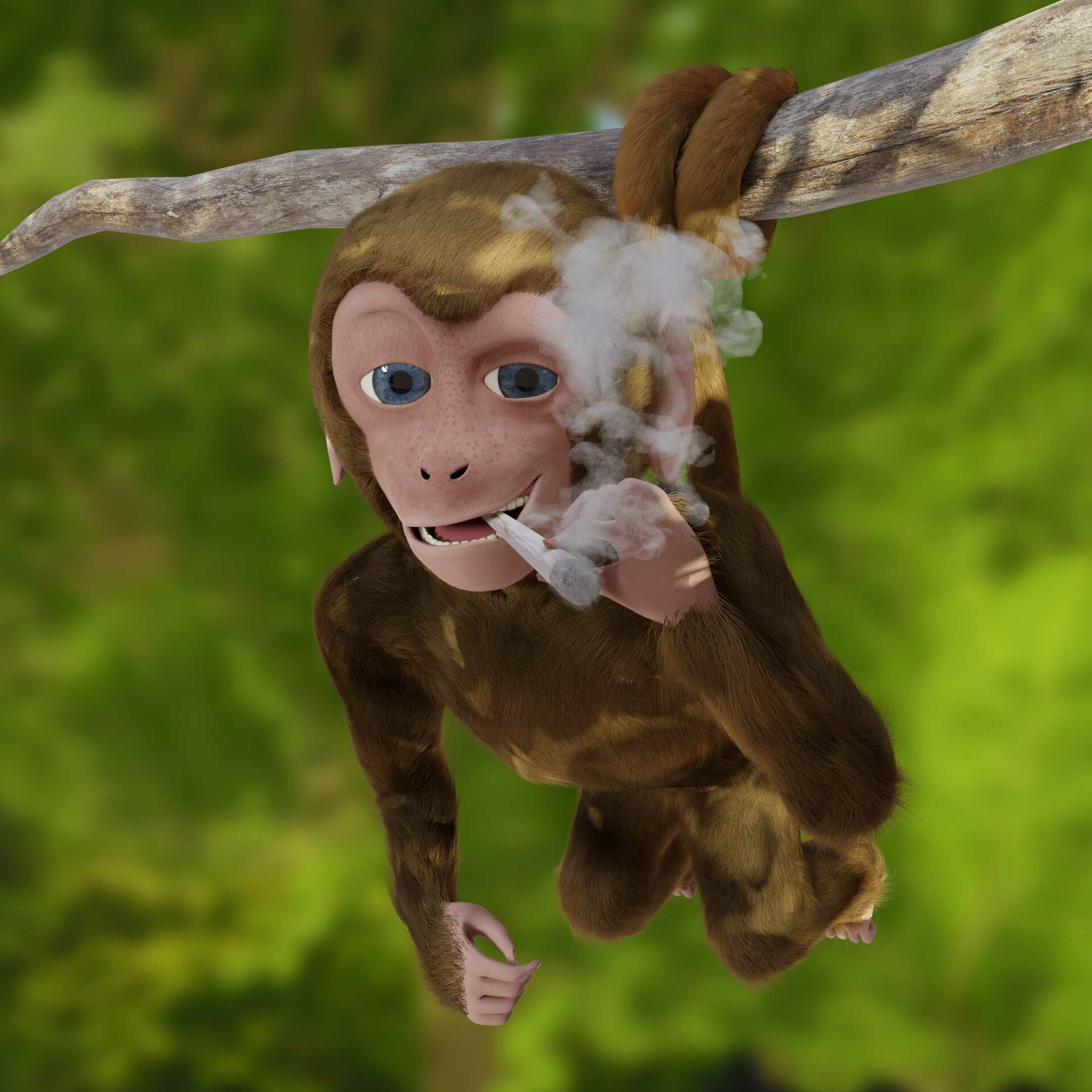 ArtStation - Smoking Monkey