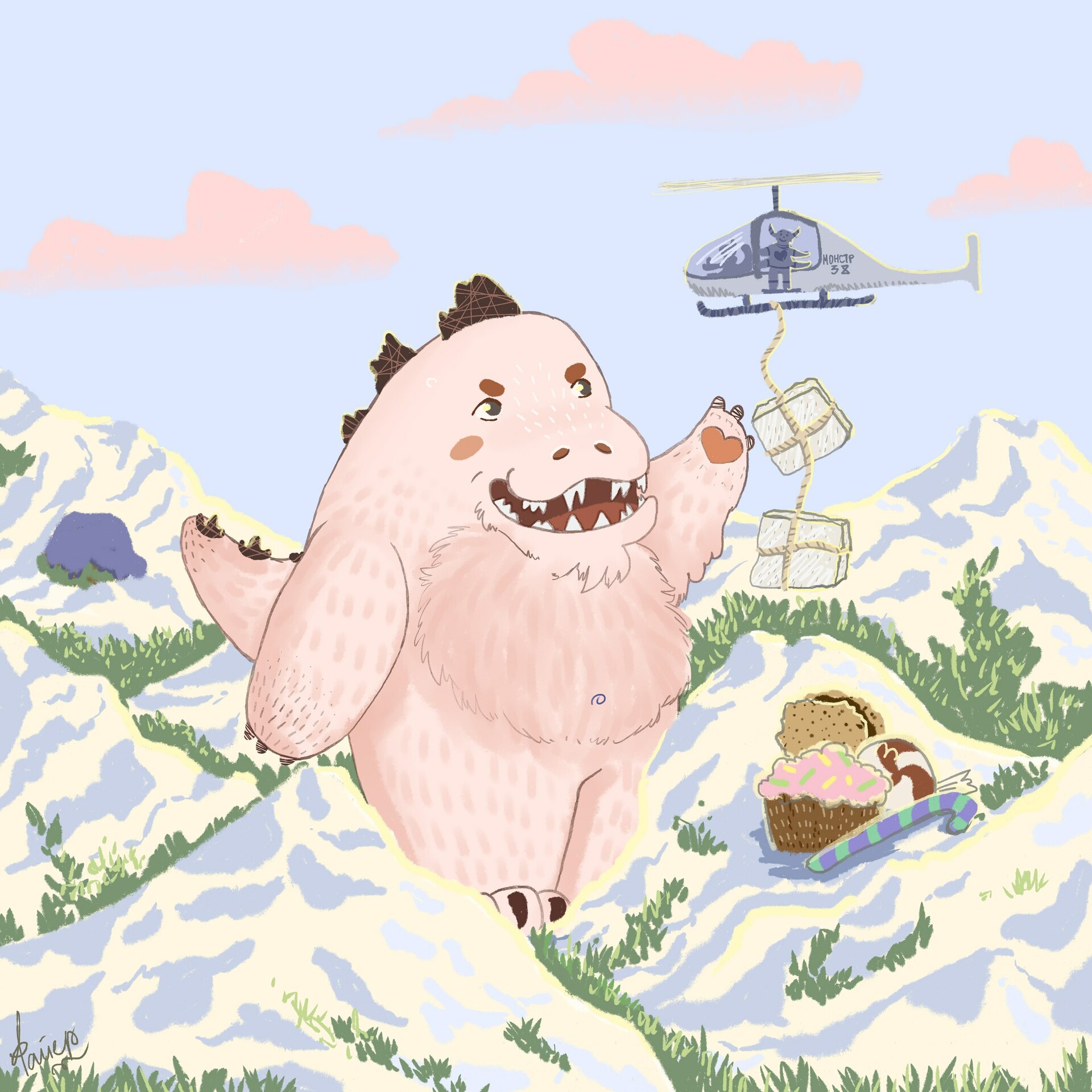 ArtStation - Sugar monster
