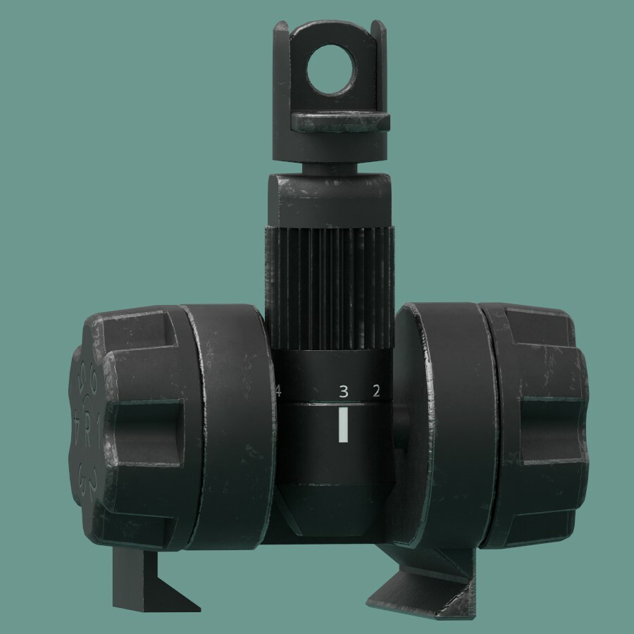 Matt Hagan - SCAR Rear Sight