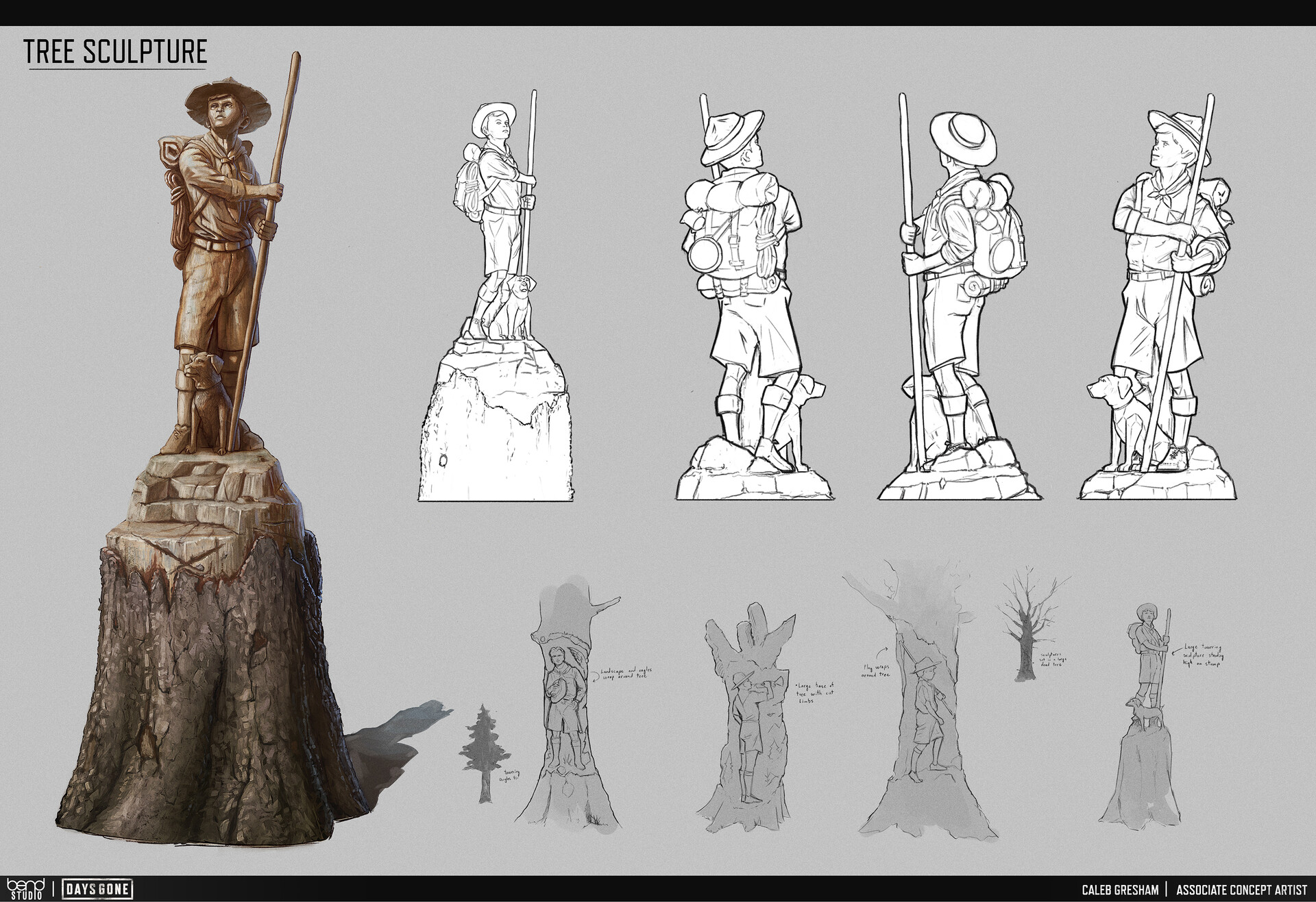 Caleb Gresham - DAYS GONE_PROPS