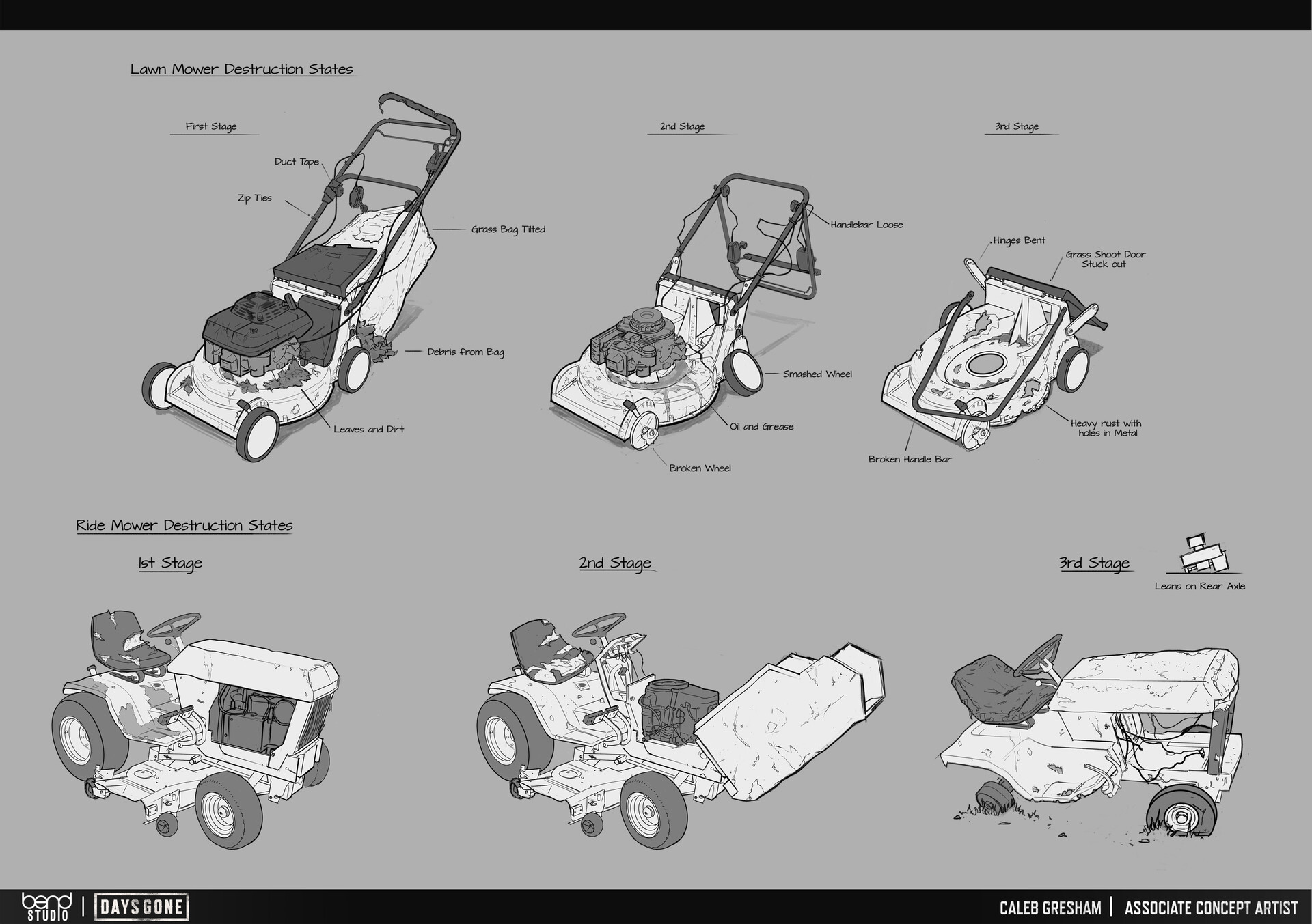 Caleb Gresham - DAYS GONE_PROPS