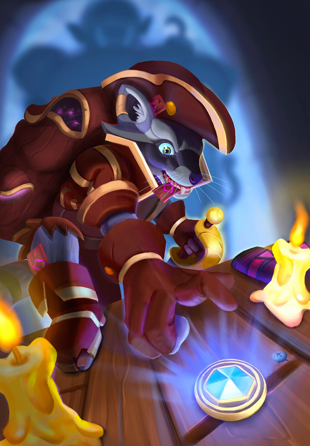 ArtStation - Pirate raccoon