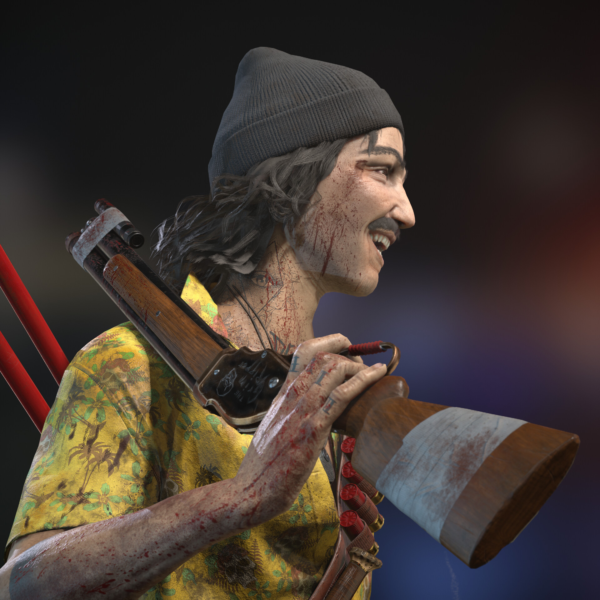 Damon Cimarusti - Vincent Vasquez - Original Real-time Character Concept