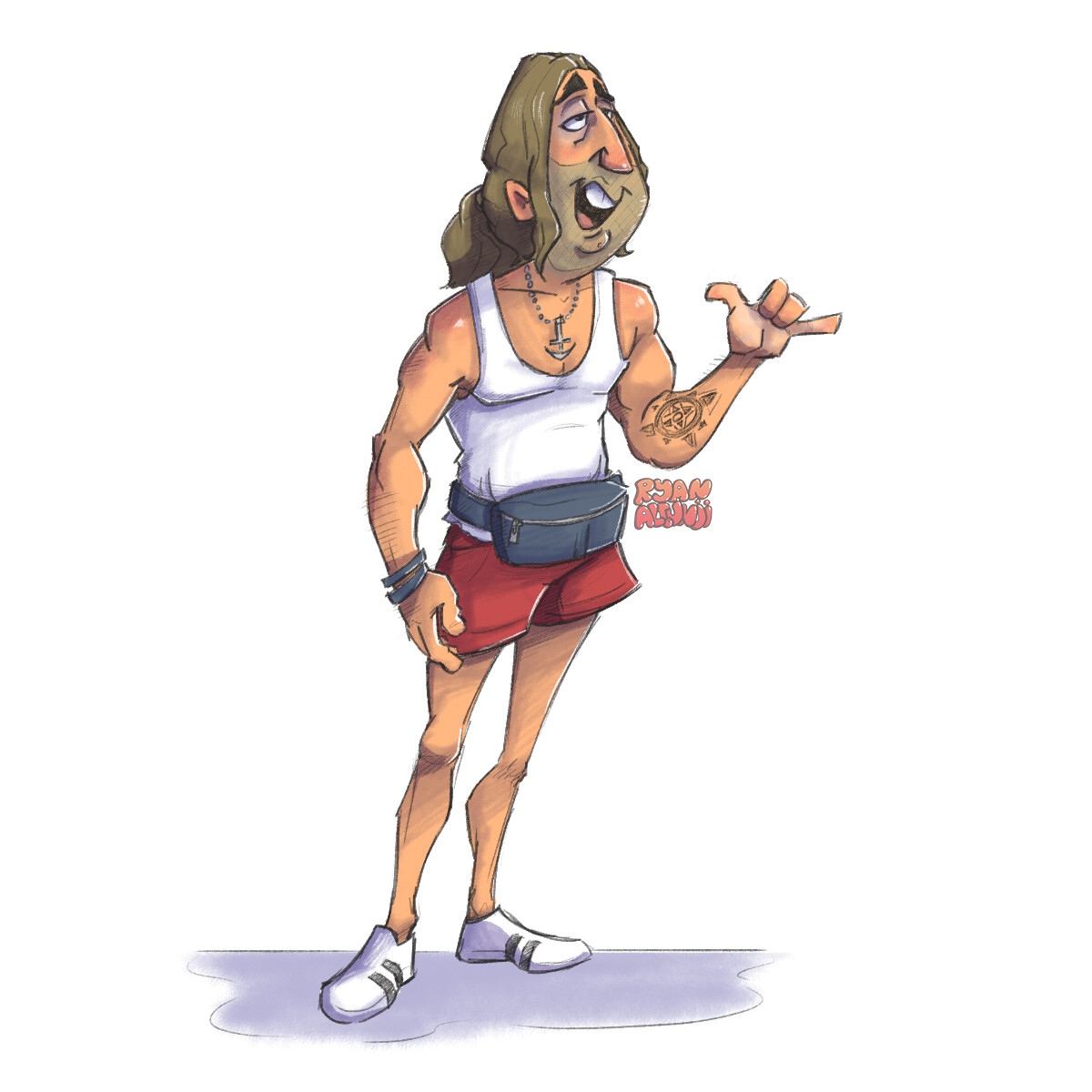 ArtStation - Surfer Dude