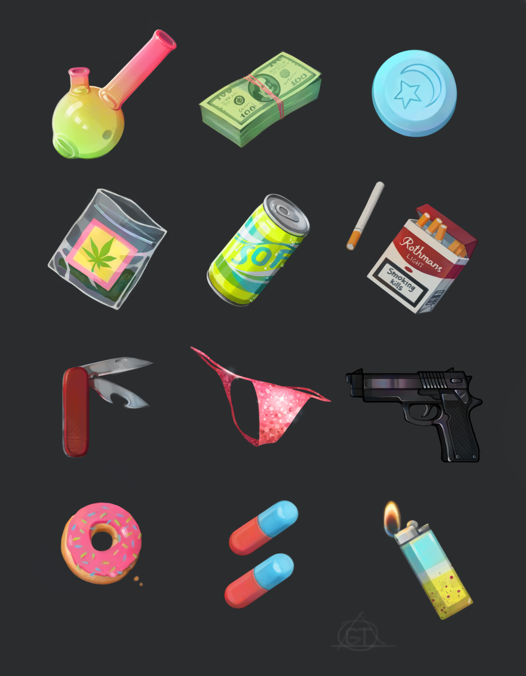 ArtStation - Item icons