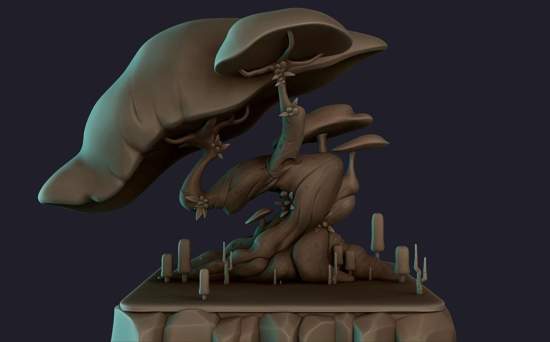 ArtStation - Stylized Tree - Weekend Sculpt